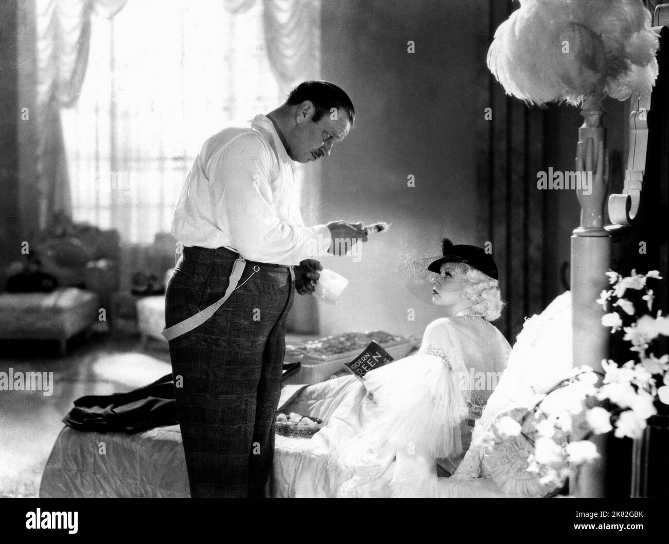Wallace Beery & Jean Harlow Film Dinner At Eight (USA 1933) Characters ...