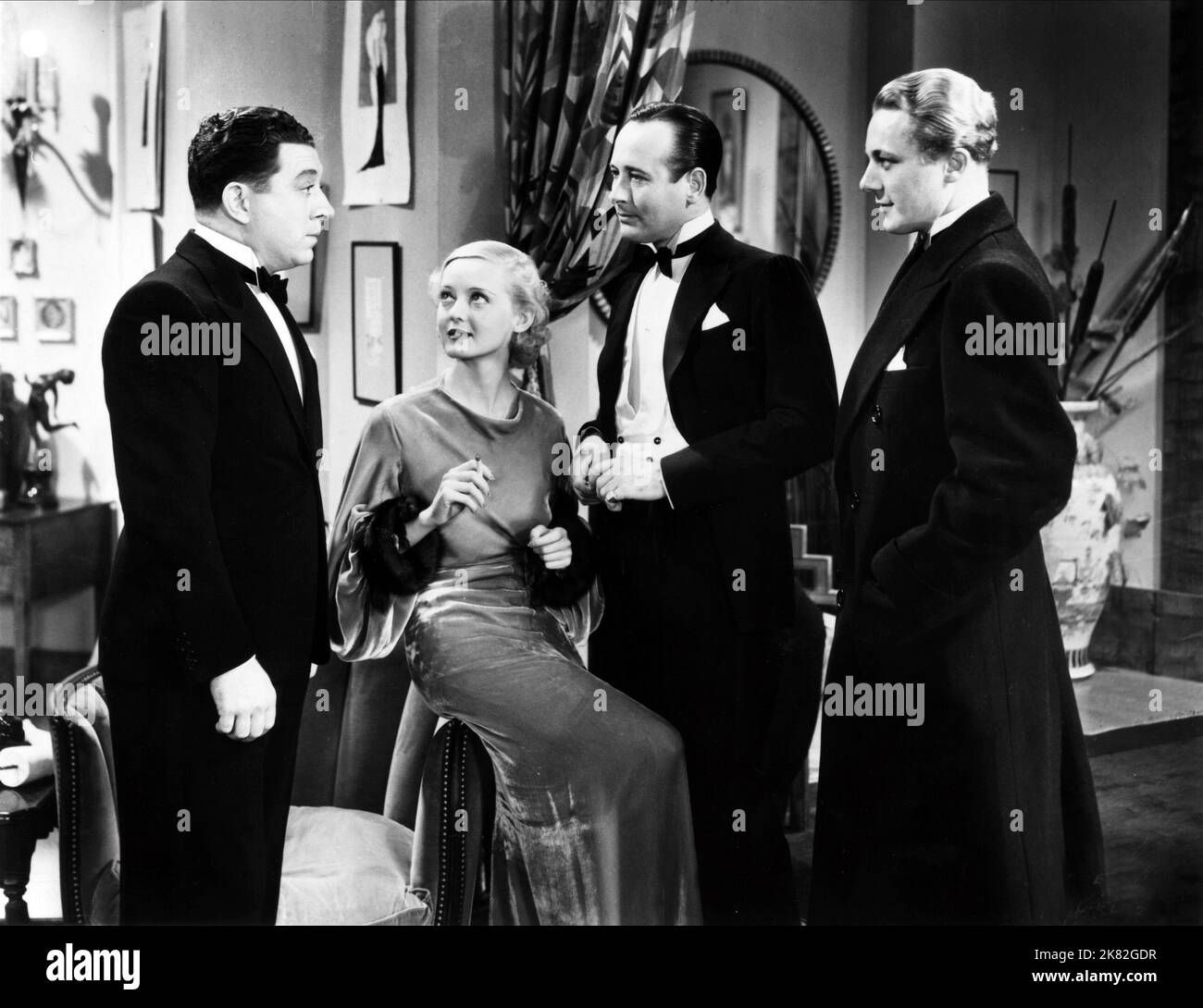 Frank Mchugh, Bette Davis, Monroe Owsley & Gene Raymond Film: Ex-Lady ...