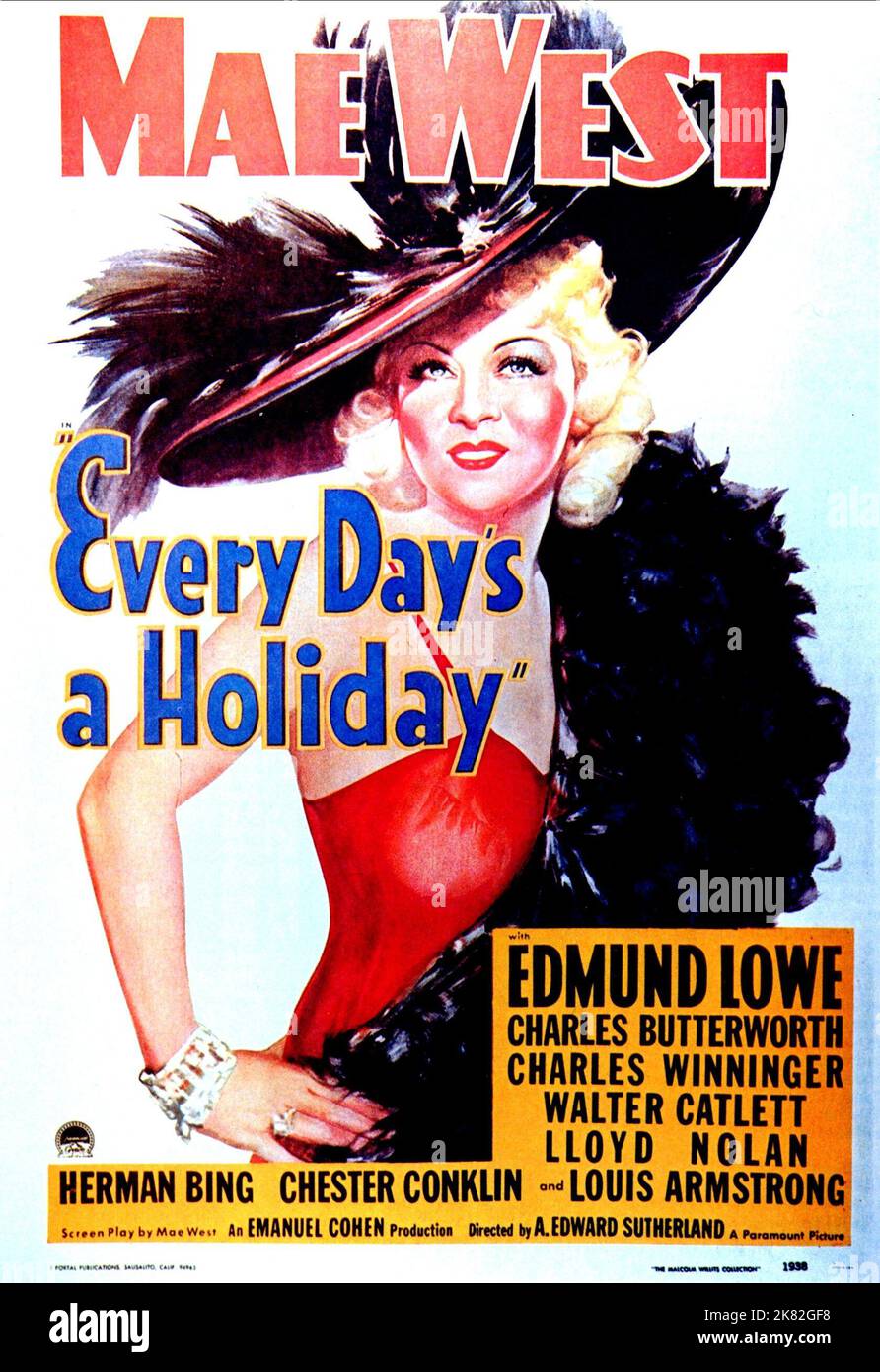 Mae West Film Every Day'S A Holiday (1934) Characters: Peaches O'Day ...