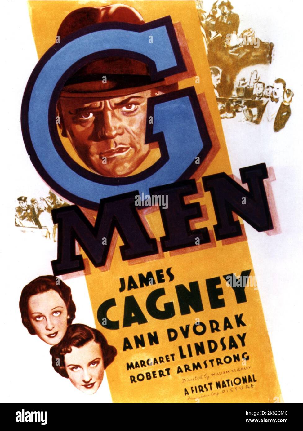 James Cagney Film 'G' Men (1936) Characters: 'Brick' Davis Director ...