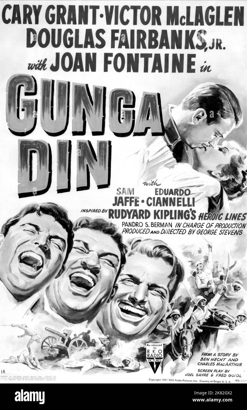 Cary Grant, Victor Mclaglen, Douglas Fairbanks Jr. & Joan Fontaine ...