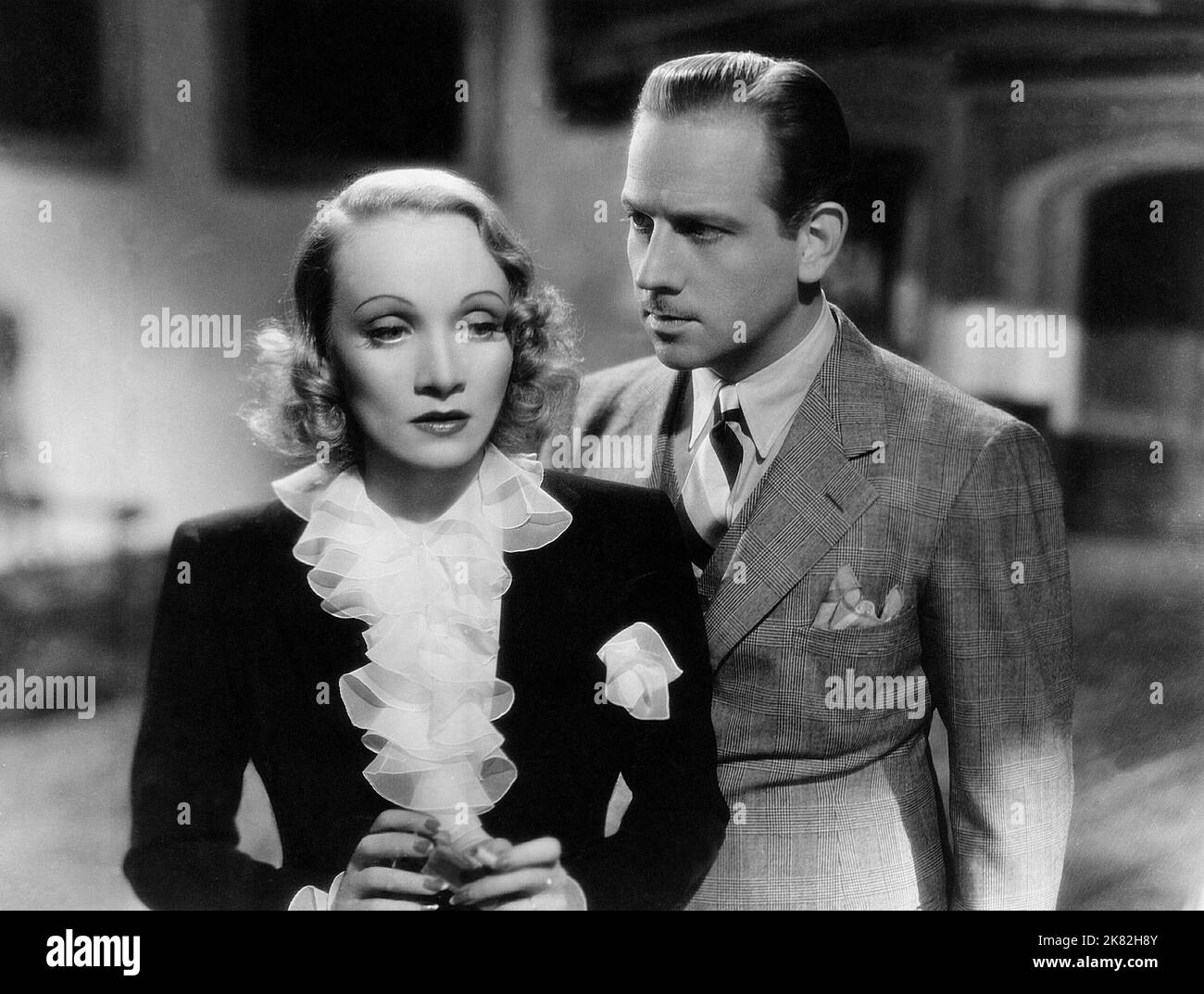 Marlene Dietrich & Melvyn Douglas Film: Angel (USA 1937) Characters ...