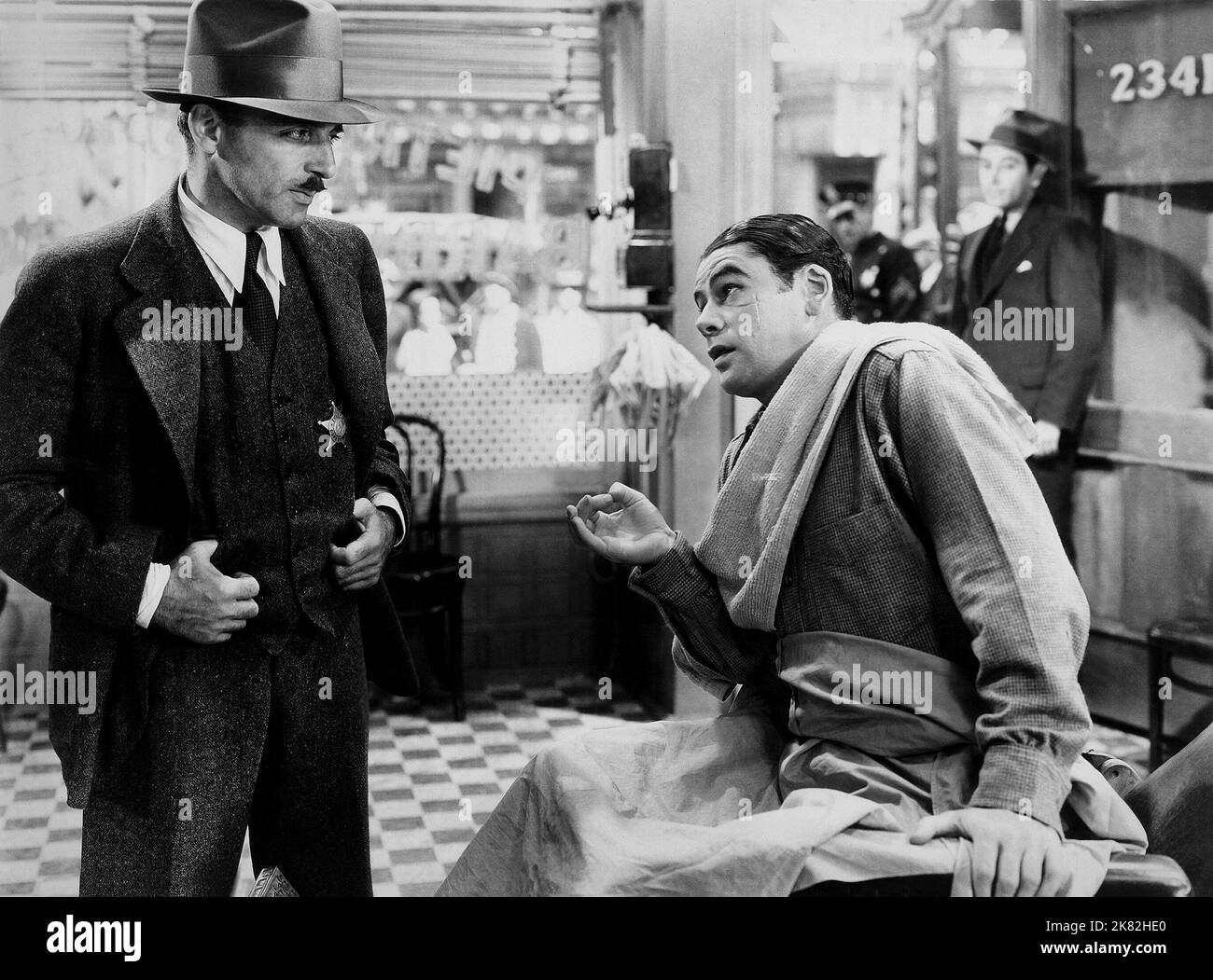 C. Henry Gordon, Paul Muni, George Raft Film: Scarface (USA 1932 ...