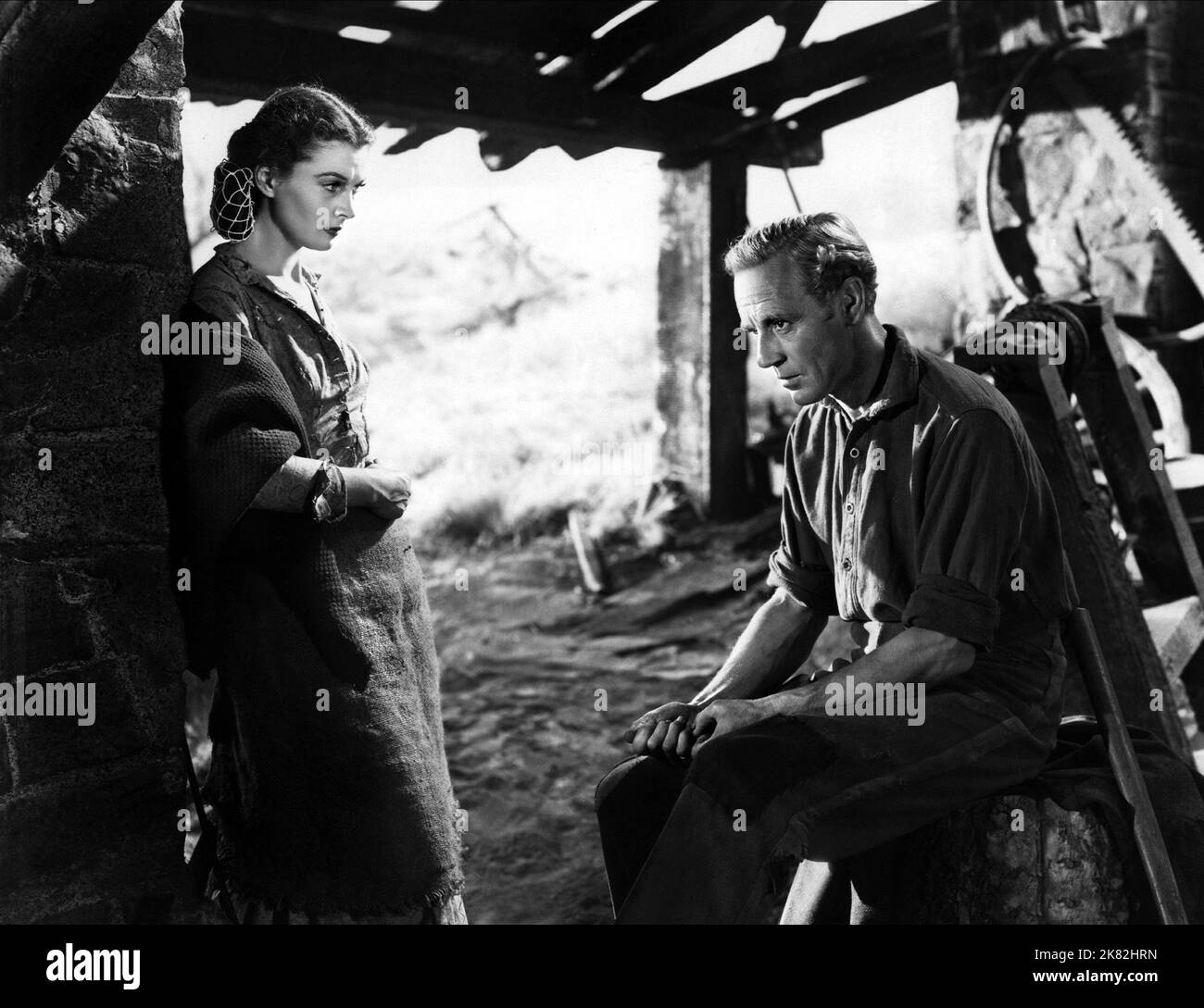 Vivien Leigh & Leslie Howard Film Gone With The Wind (USA 1939 ...