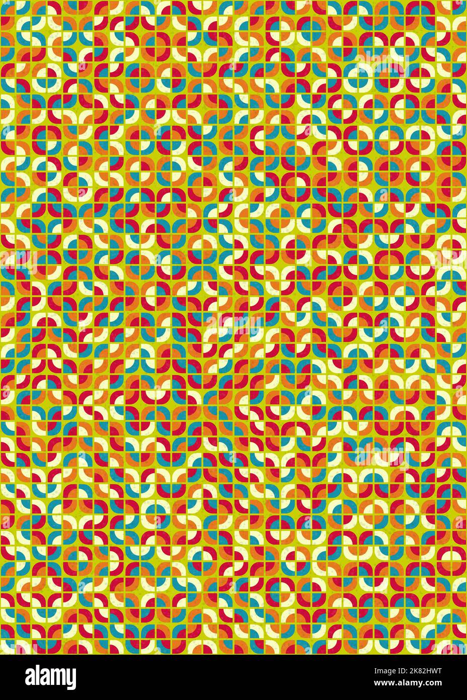 Abstract Geometrical generative computational art illustration Stock ...