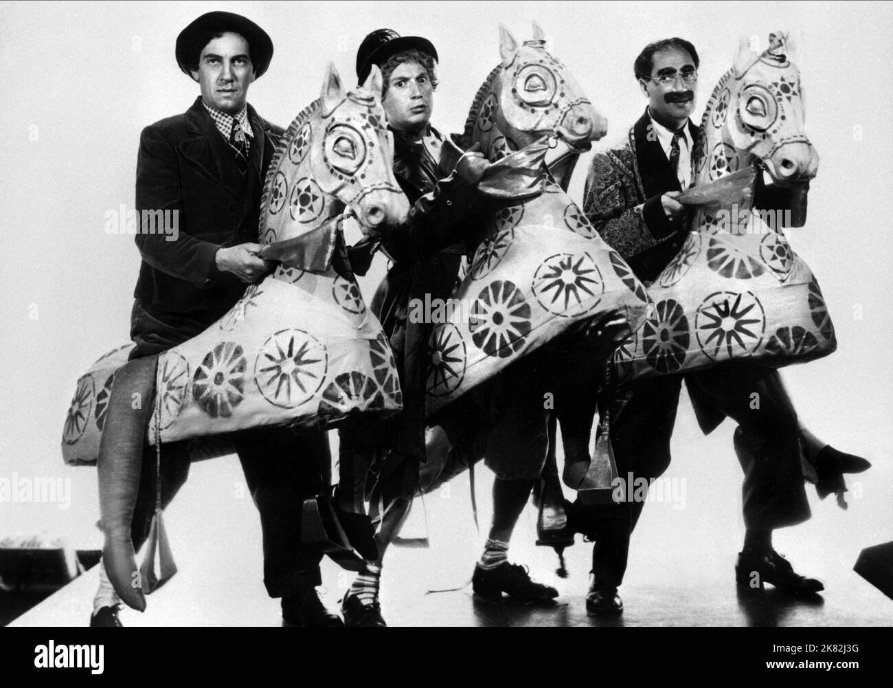 Chico Marx, Harpo Marx & Groucho Marx Film A Day At The Races (1937 ...