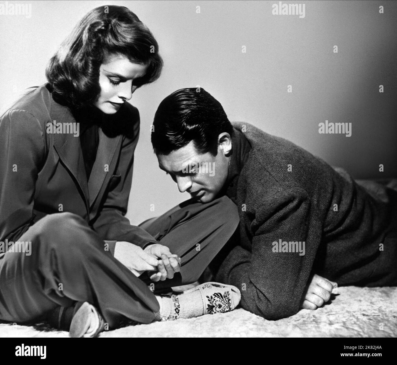 Katharine Hepburn & Cary Grant Film Bringing Up Baby (1938) Characters ...