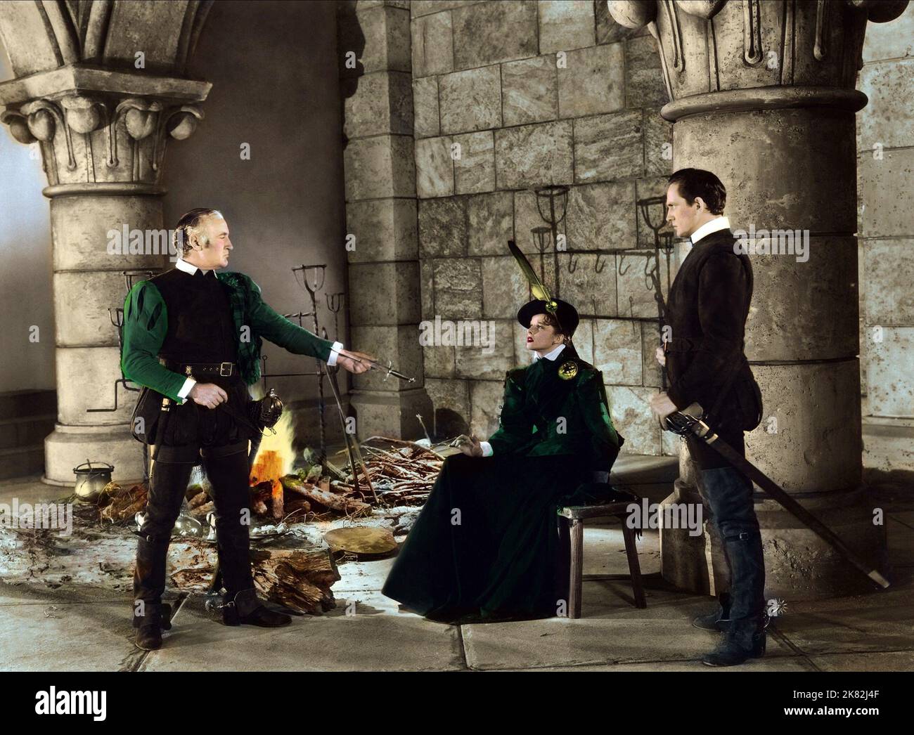 Donald Crisp & Katharine Hepburn Film: Mary Of Scotland; Mary, Queen Of Scotland (1938 ...