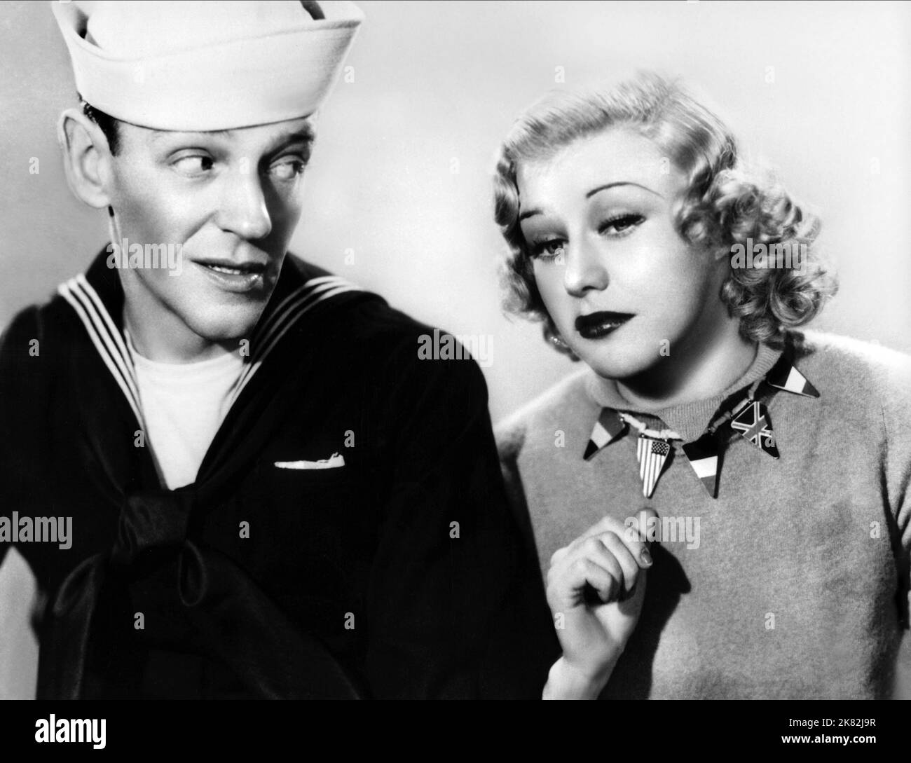 Fred Astaire & Ginger Rogers Film Follow The Fleet (1933) Characters: Bake Baker, Sherry Martin ...