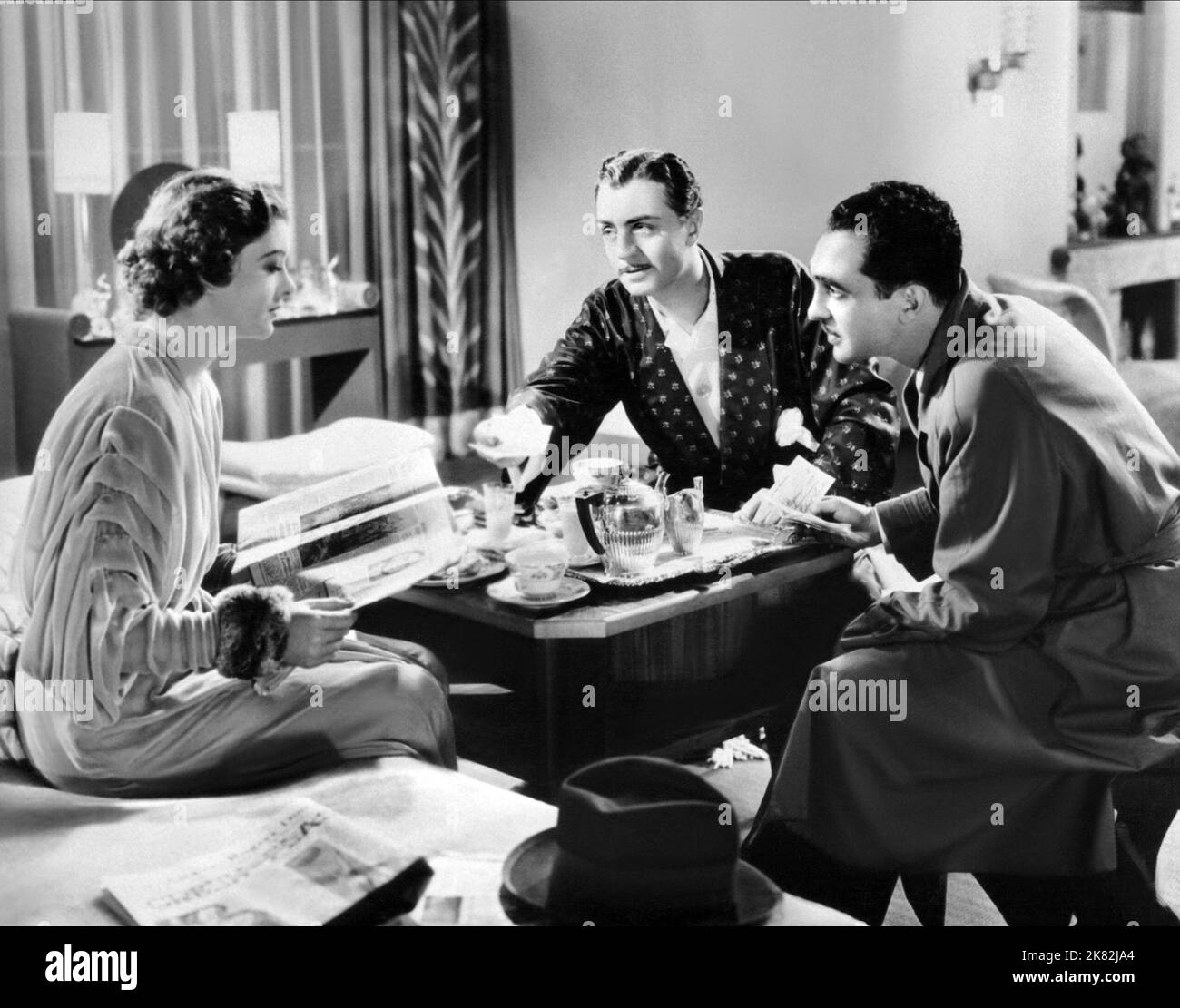 Myrna Loy, William Powell & Sam Levene Film After The Thin Man (USA ...