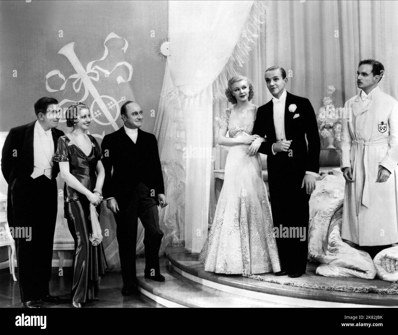 Edward Everett Horton, Helen Broderick, Eric Blore, Ginger Rogers, Fred ...