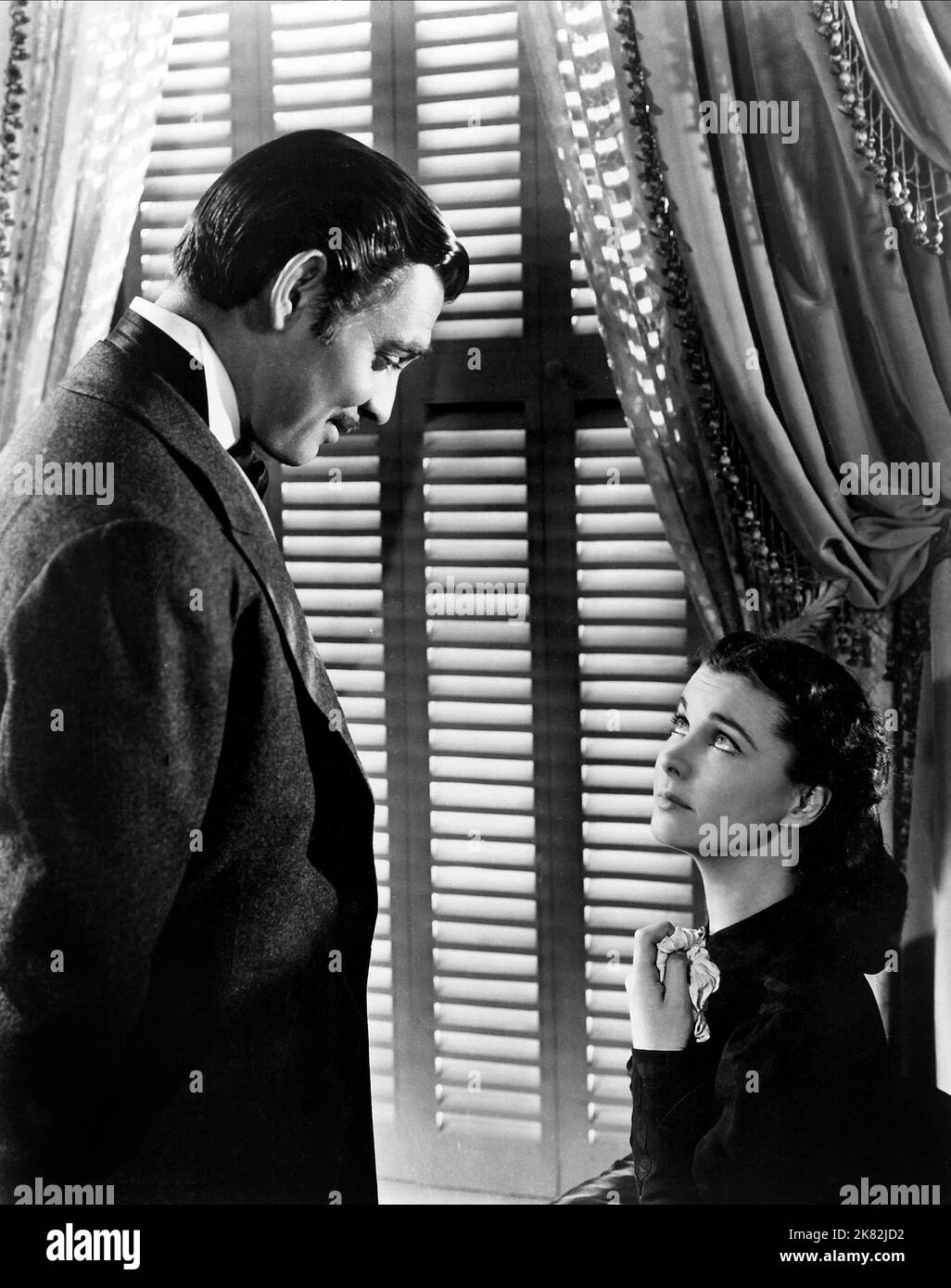 Clark Gable & Vivien Leigh Film: Gone With The Wind (USA 1939) Characters: Rhett Butler - a ...