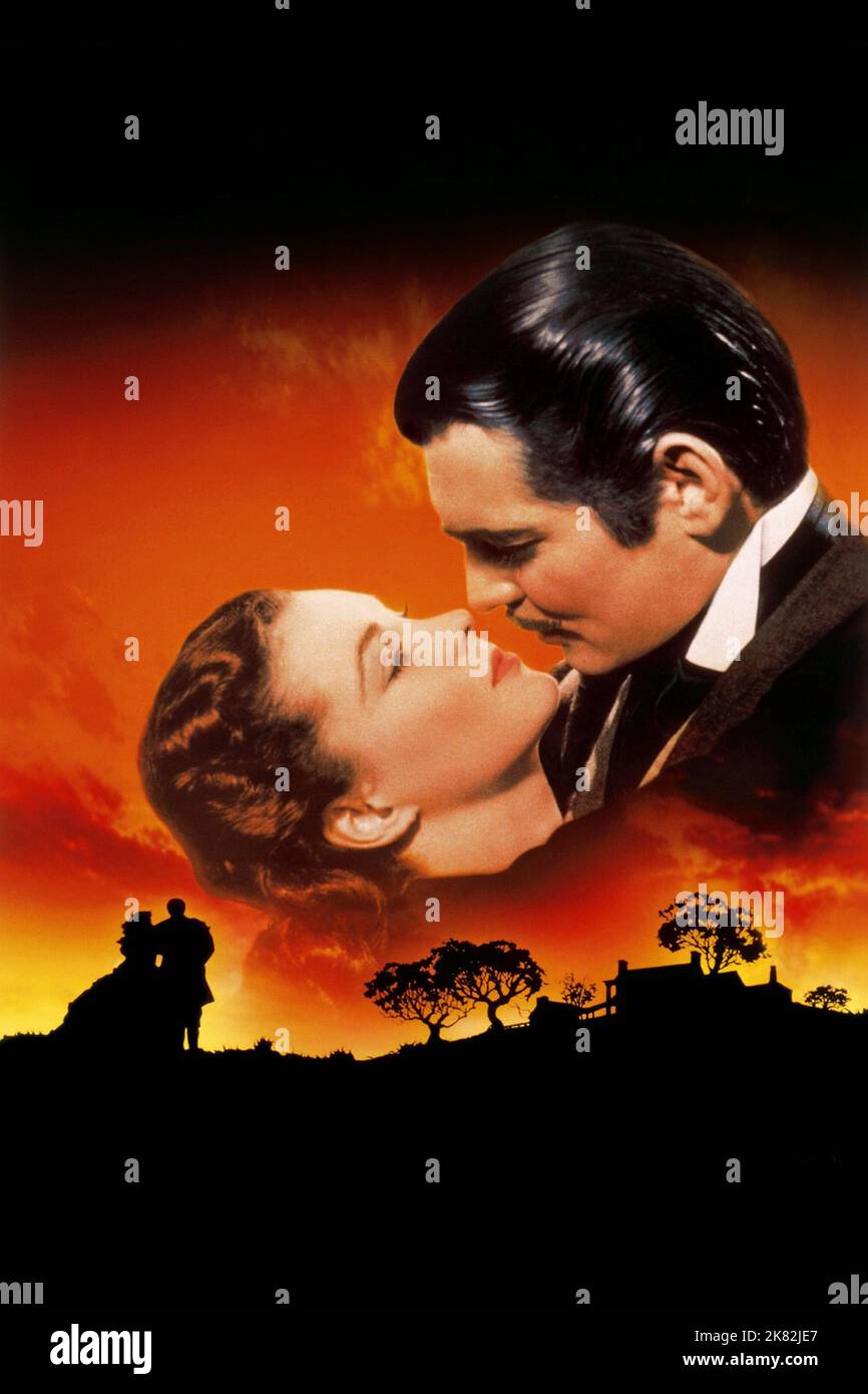 Vivien Leigh & Clark Gable Film: Gone With The Wind (USA 1939) Characters: Scarlett O'Hara ...