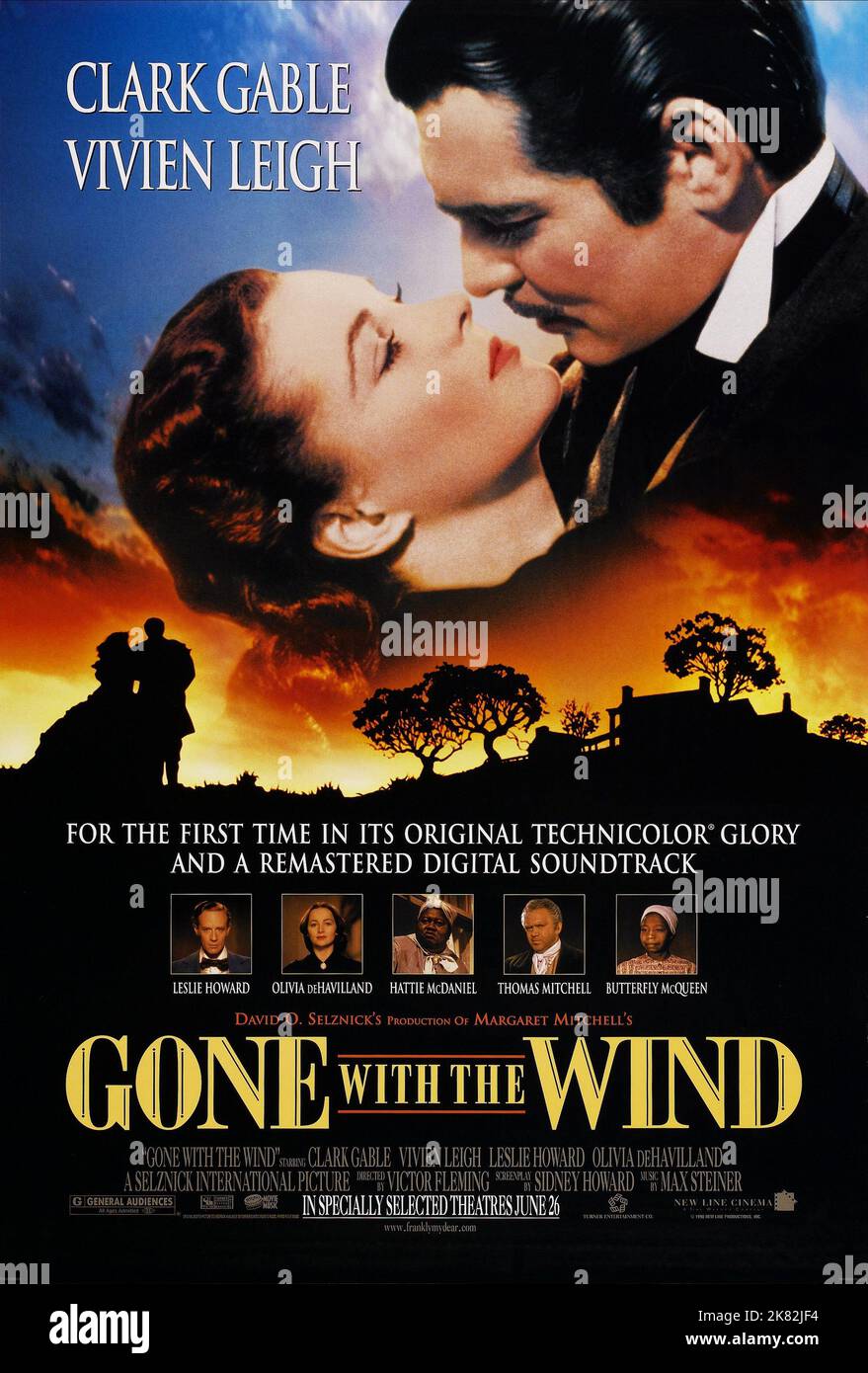 Vivien Leigh, Clark Gable, Leslie Howard, Olivia De Havilland, Hattie Mcdaniel, Thomas Mitchell ...