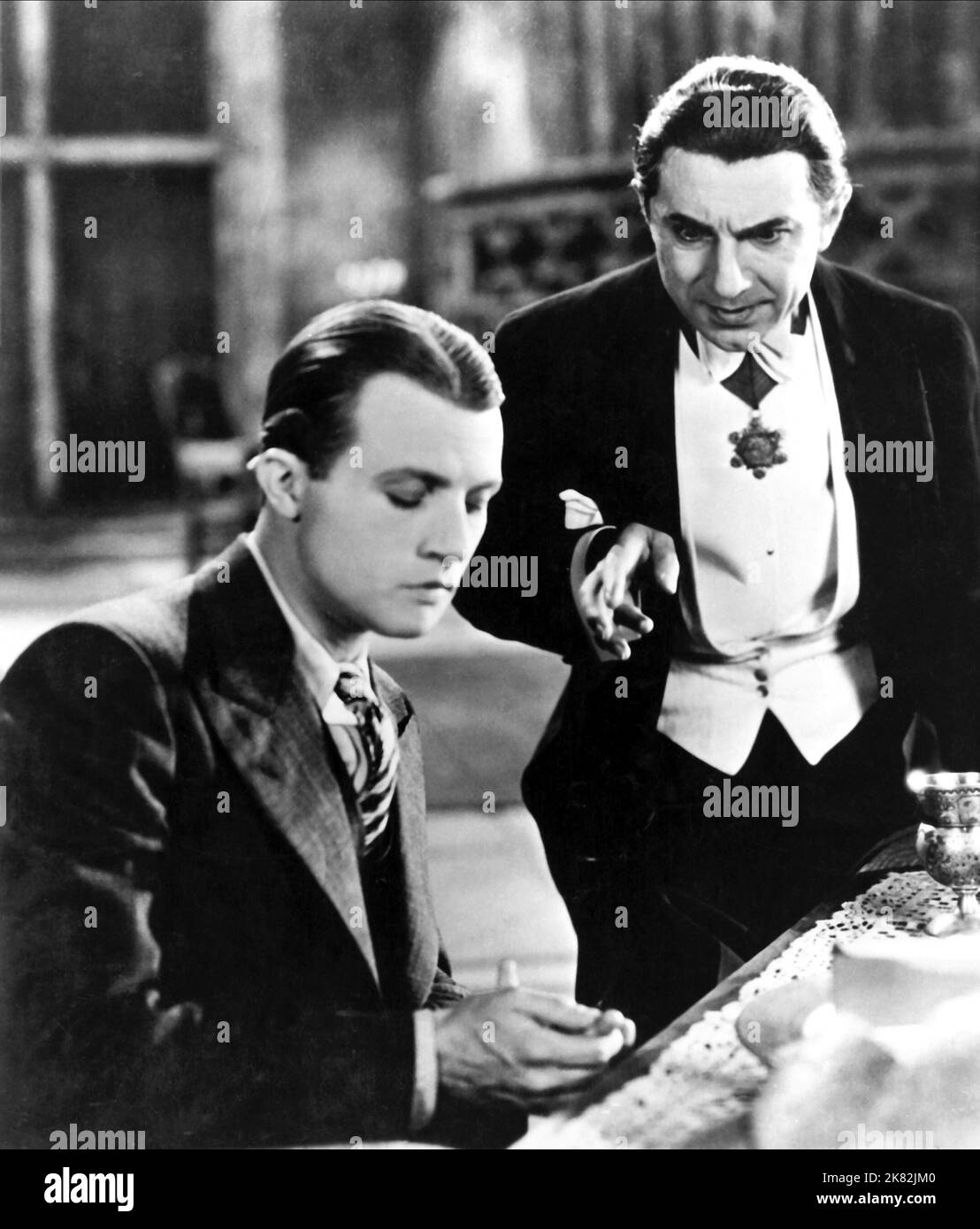 David Manners & Bela Lugosi Film Dracula (USA 1931) Characters: John Harker, Count Dracula ...