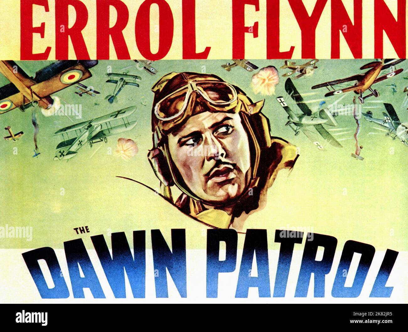 Movie Poster & Errol Flynn Film The Dawn Patrol (1938) Characters ...