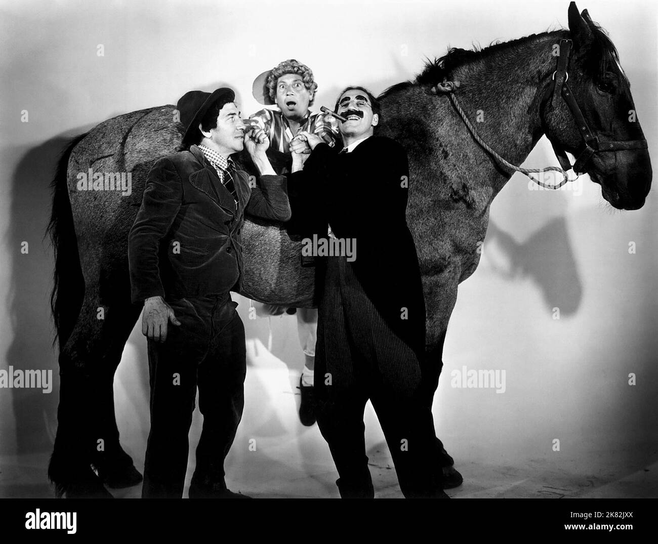 Chico Marx, Harpo Marx & Groucho Marx Film A Day At The Races (1937 ...