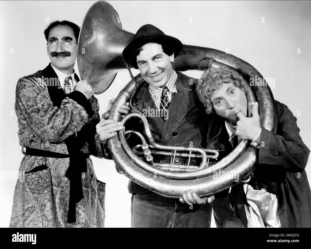 Groucho Marx, Chico Marx & Harpo Marx Film A Day At The Races (1933 ...