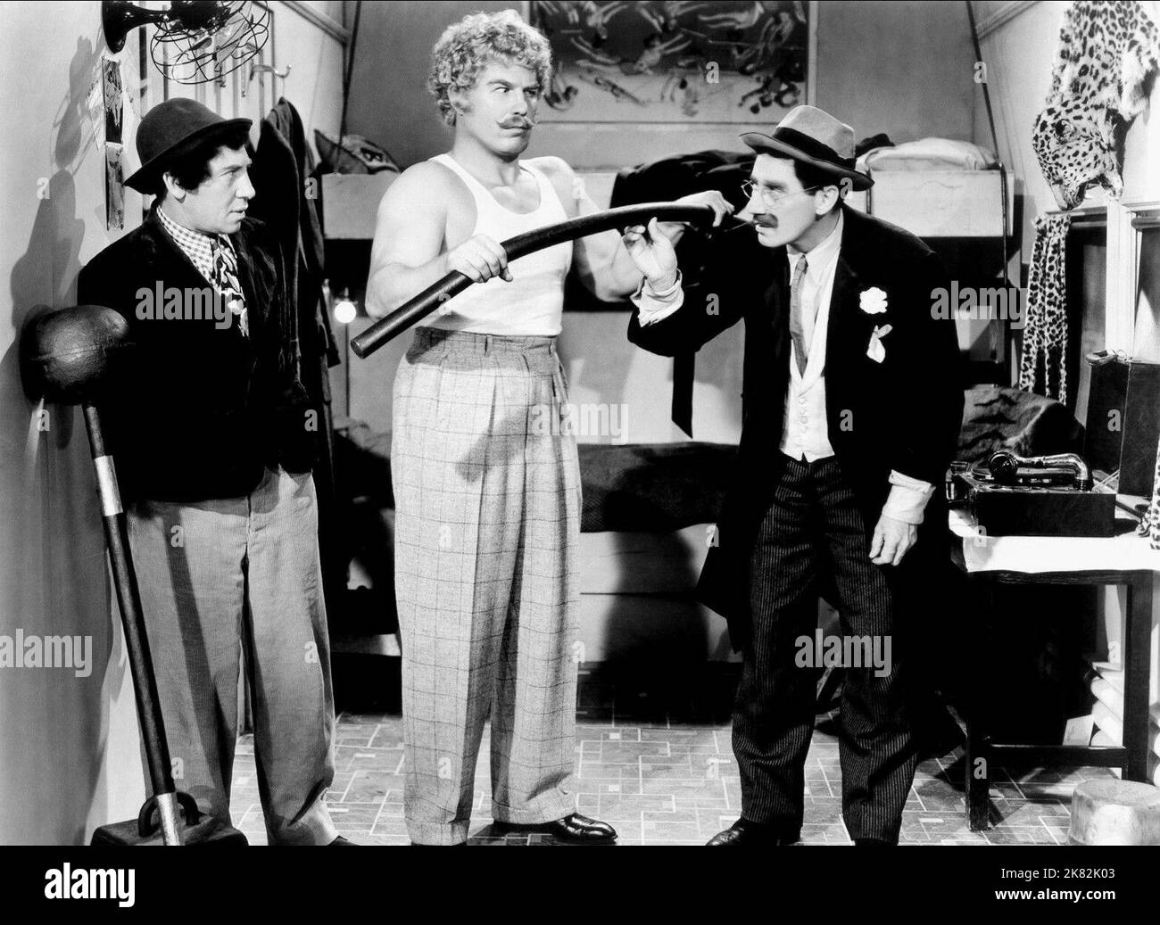 Chico Marx, Nat Pendleton & Groucho Marx Film: At The Circus; The Marx ...