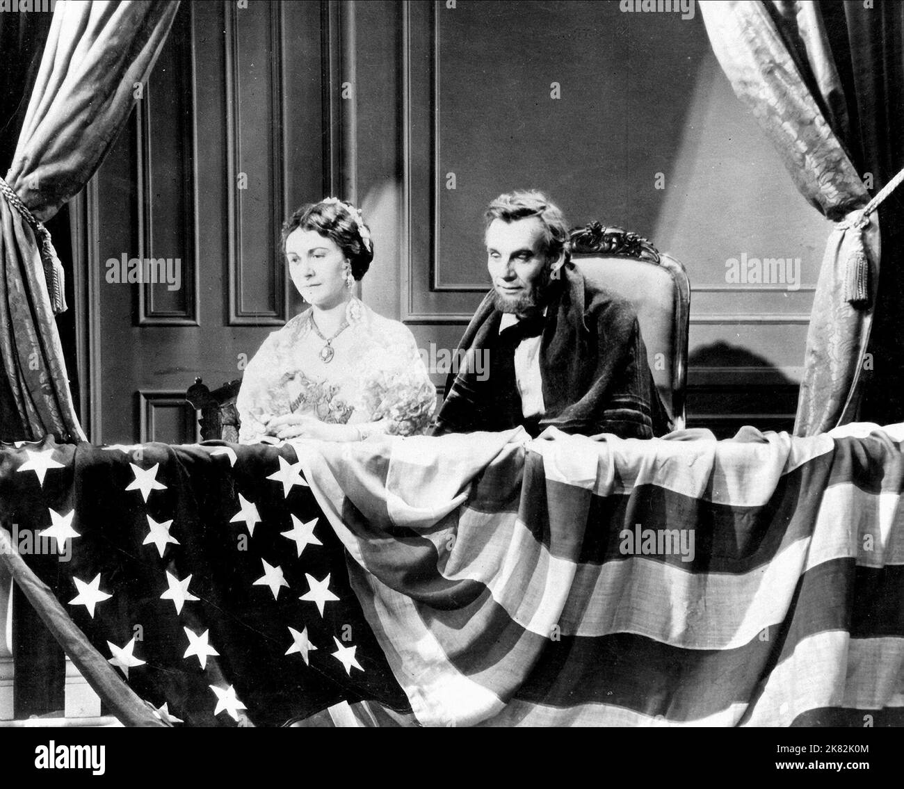 Kay Hammond & Walter Huston Film Abraham Lincoln (1935) Characters ...