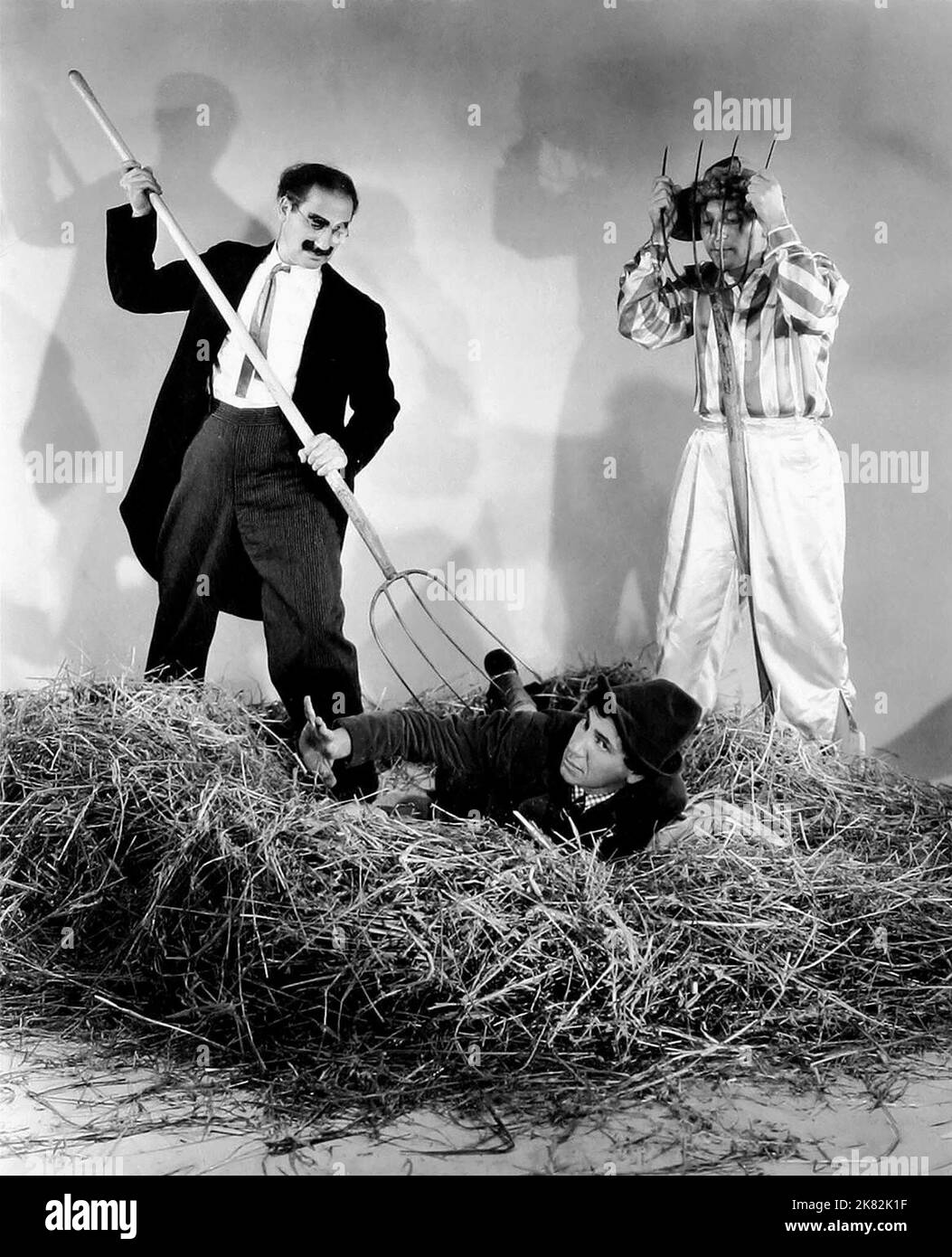 Groucho Marx, Chico Marx & Harpo Marx Film A Day At The Races (1930 ...