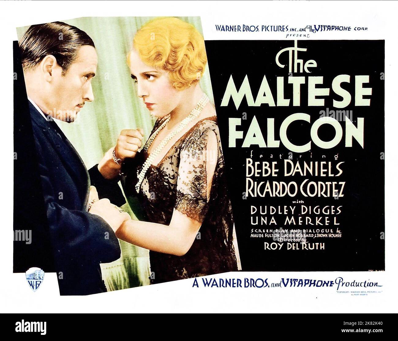 Otto Matieson & Bebe Daniels Film: The Maltese Falcon ; Dangerous ...
