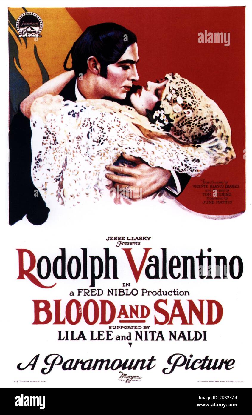Rudolph Valentino & Lila Lee Film Blood & Sand (USA 1922) Characters ...