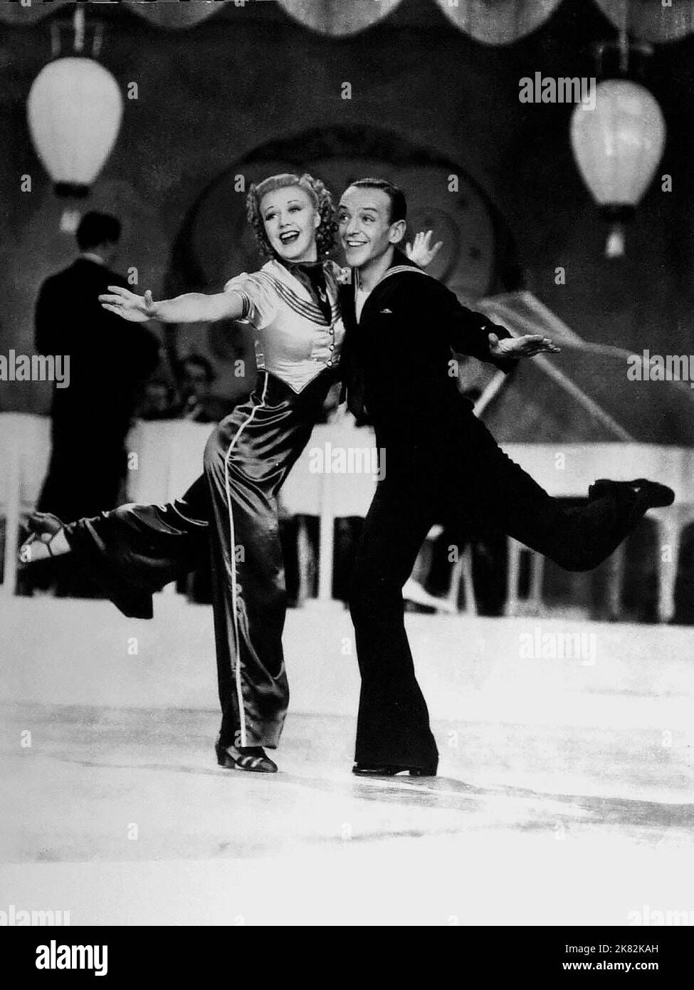 Ginger Rogers & Fred Astaire Film Follow The Fleet (1936) Characters: Sherry Martin & Bake Baker ...