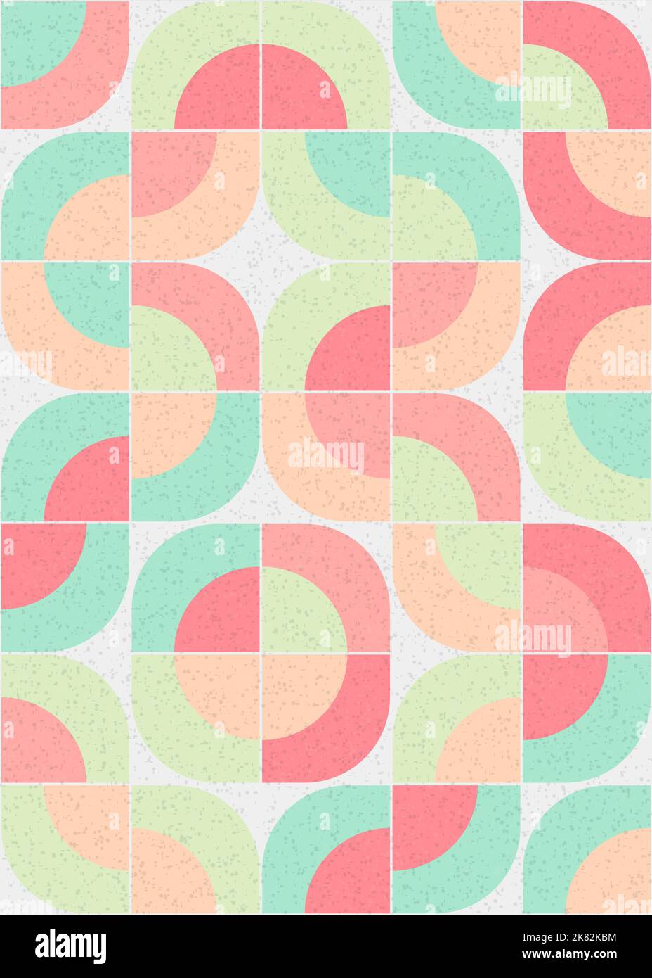 Abstract Geometrical generative computational art illustration Stock ...