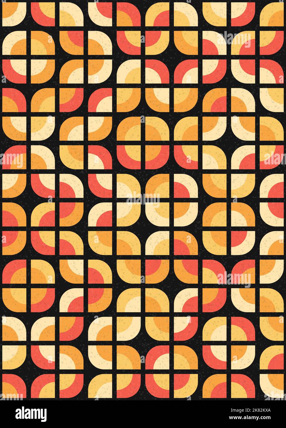 Abstract Geometrical generative computational art illustration Stock ...