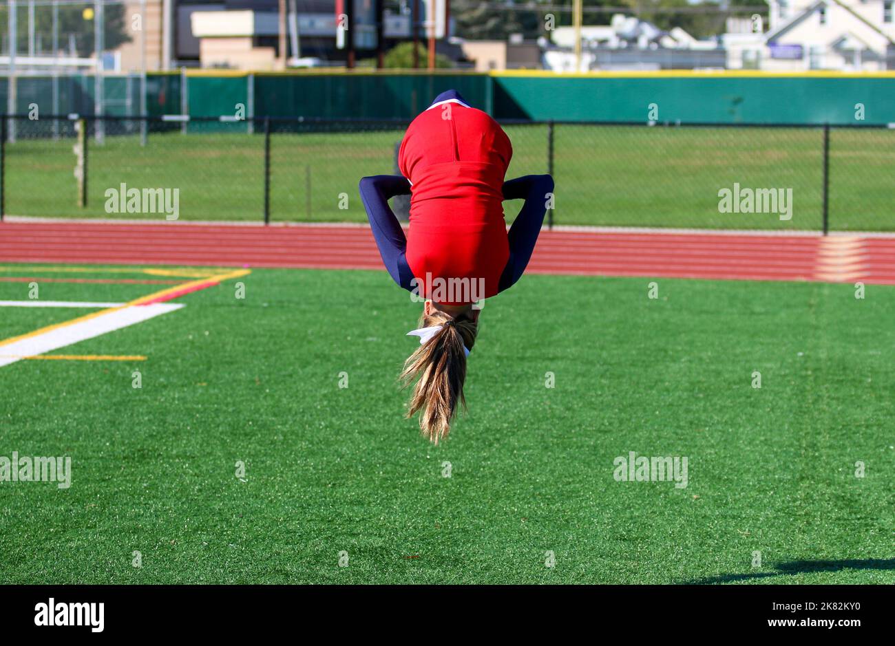 Attractive teen girl legs hi-res stock photography and images - Alamy