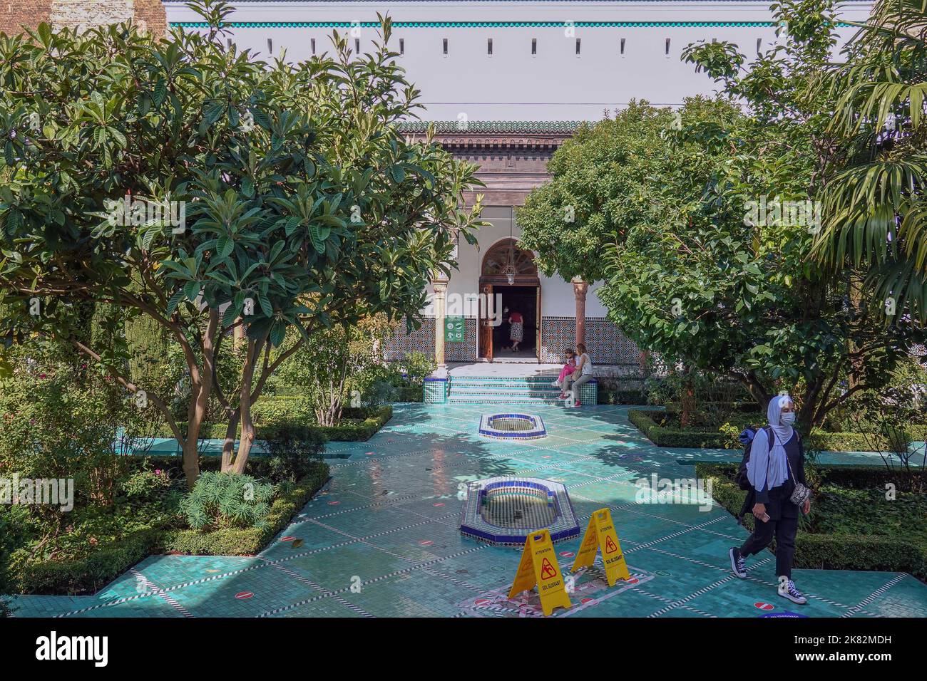 France, Paris, The Grand Mosque of Paris , Grande Mosquee de Paris ...