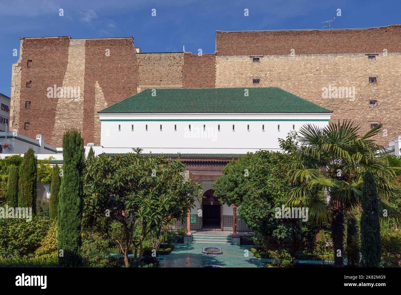 France, Paris, The Grand Mosque of Paris , Grande Mosquee de Paris ...