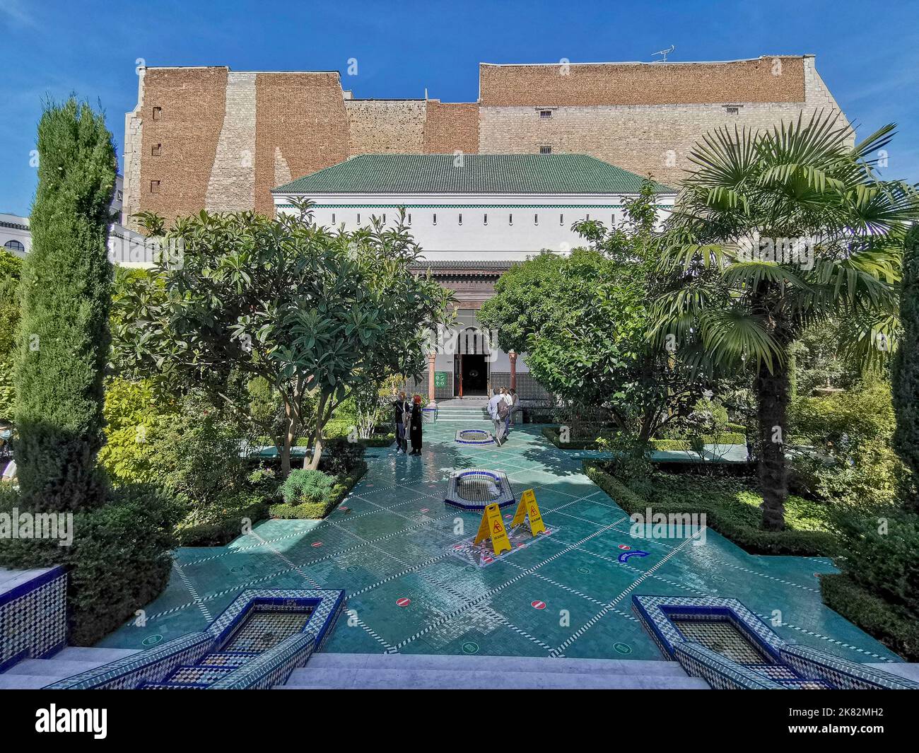 France, Paris, The Grand Mosque of Paris , Grande Mosquee de Paris ...