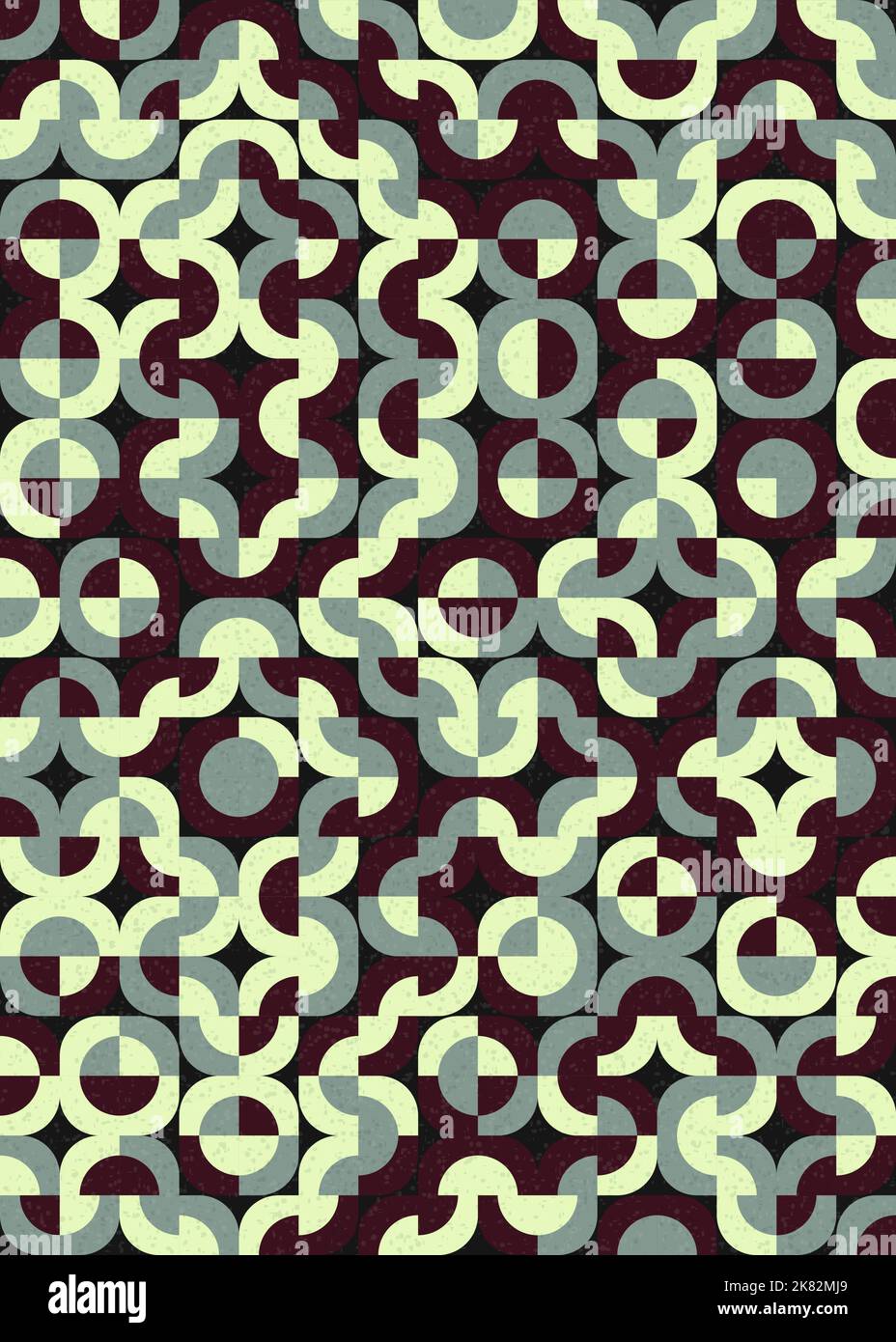 Abstract Geometrical generative computational art illustration Stock ...