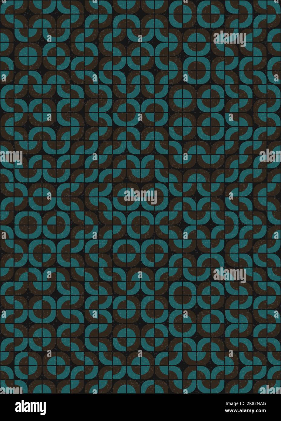 Abstract Geometrical generative computational art illustration Stock ...