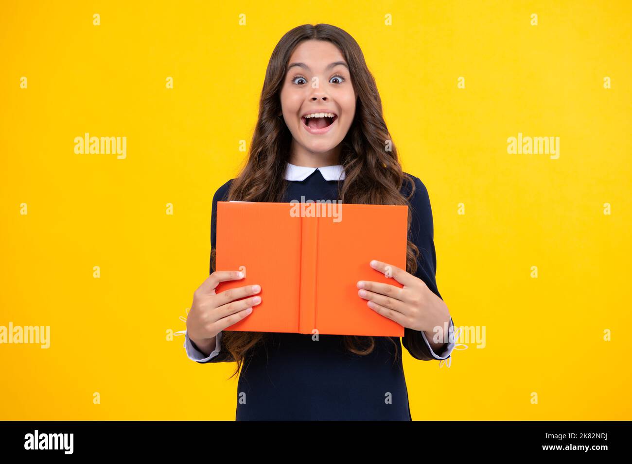 Teenage school girl with books. Schoolgirl student Stock Photo - Alamy