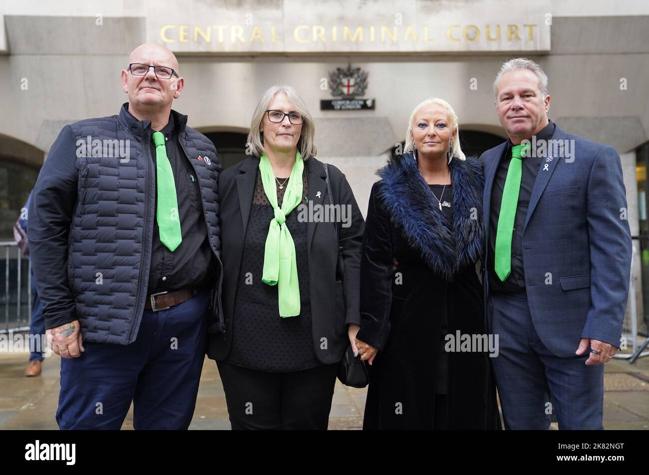 The family of Harry Dunn (left to right) father Tim Dunn, stepmother ...