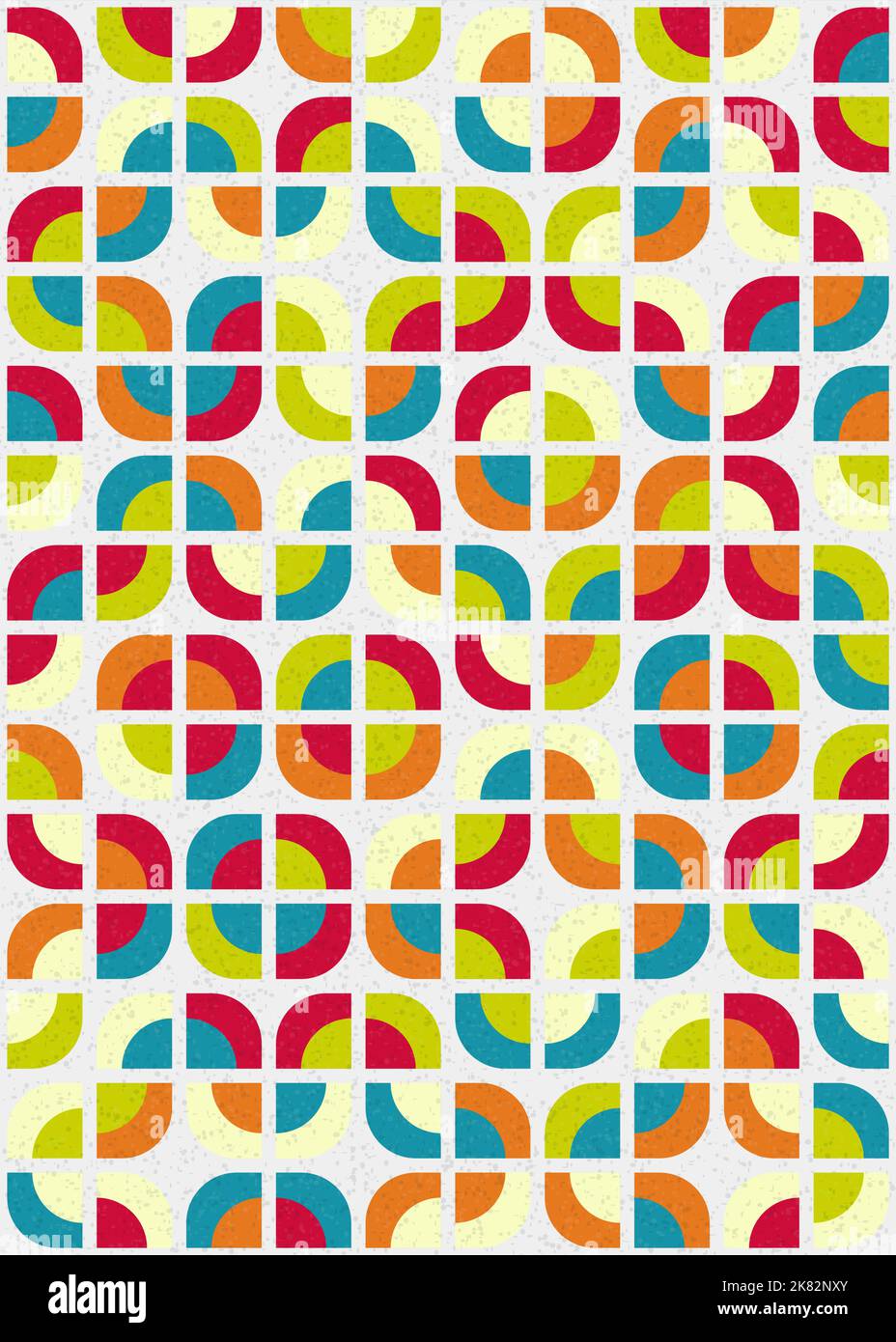 Abstract Geometrical generative computational art illustration Stock ...