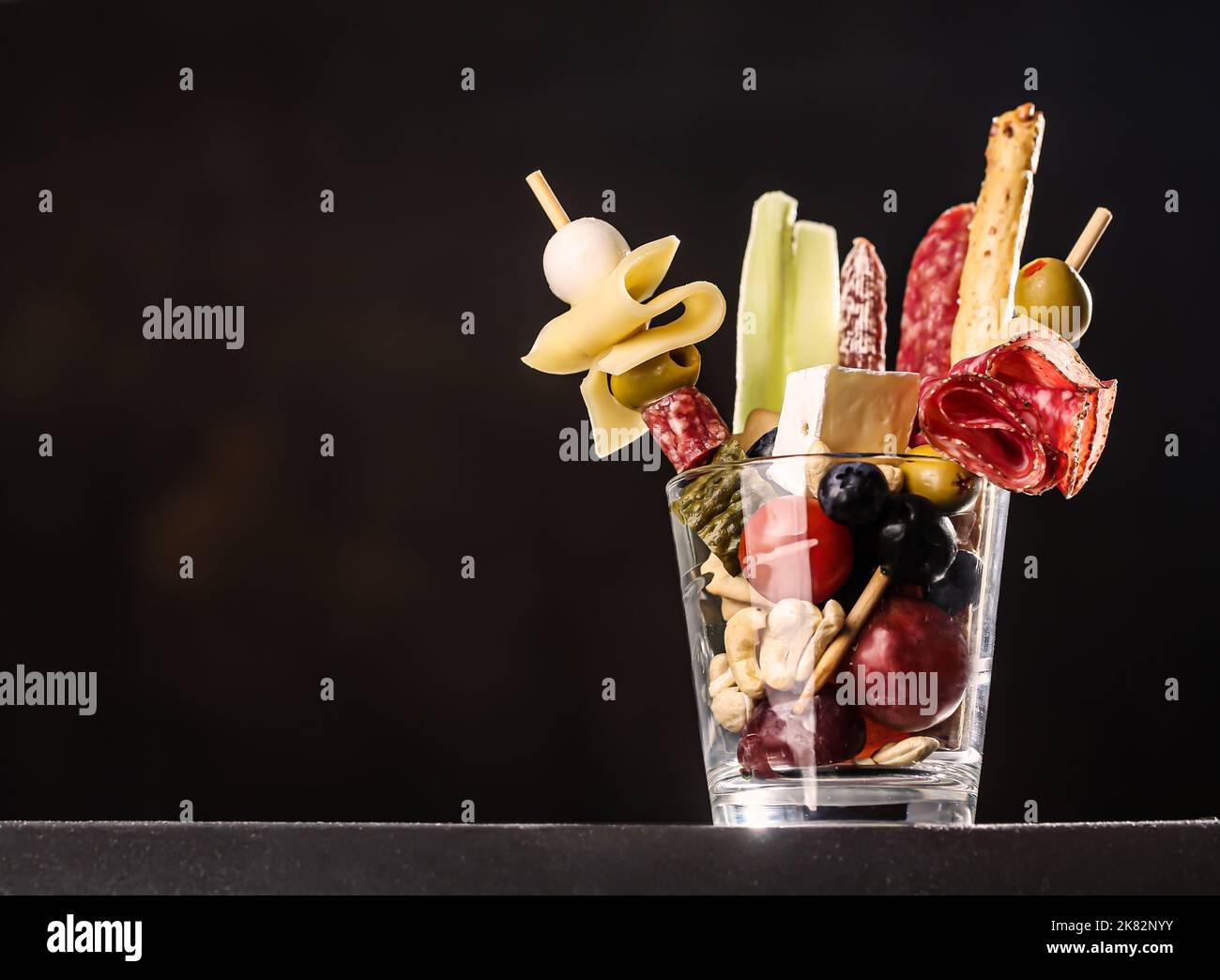 Jarcuterie in a jar, the modern version of charcuterie. includes ...