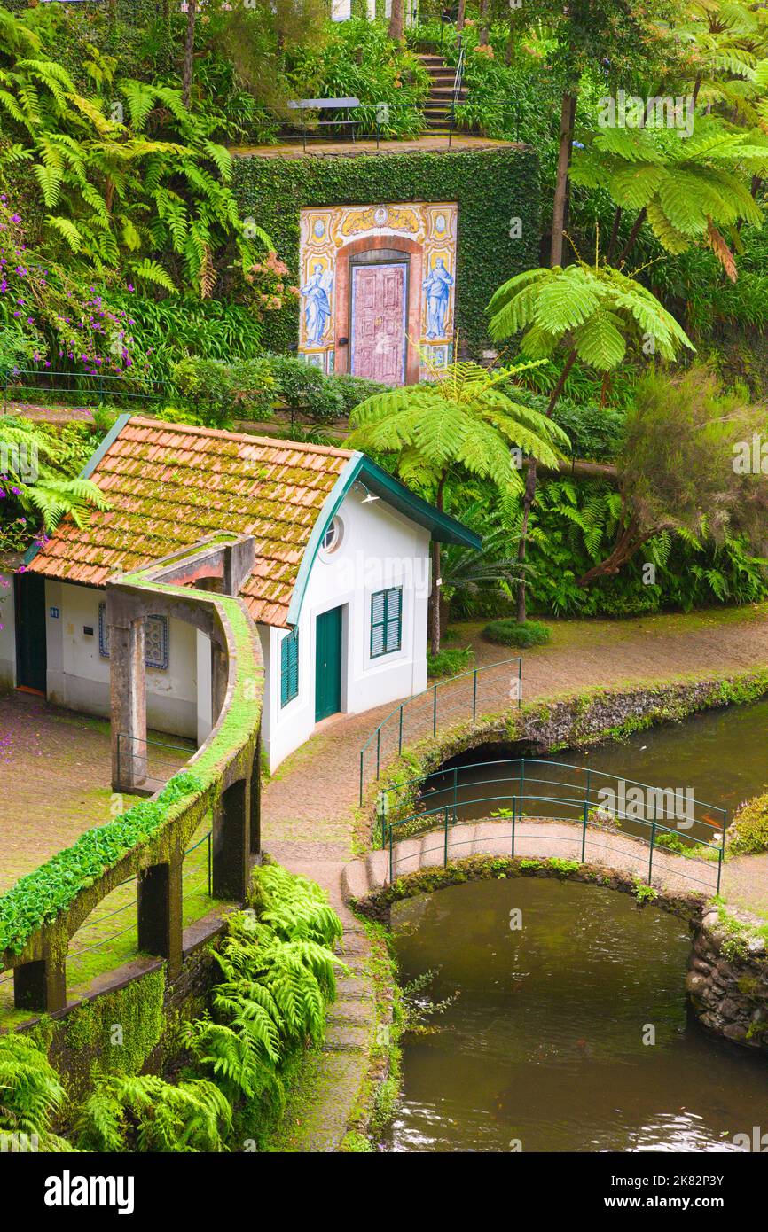 Portugal, Madeira, Monte Palace, tropical garden Stock Photo - Alamy
