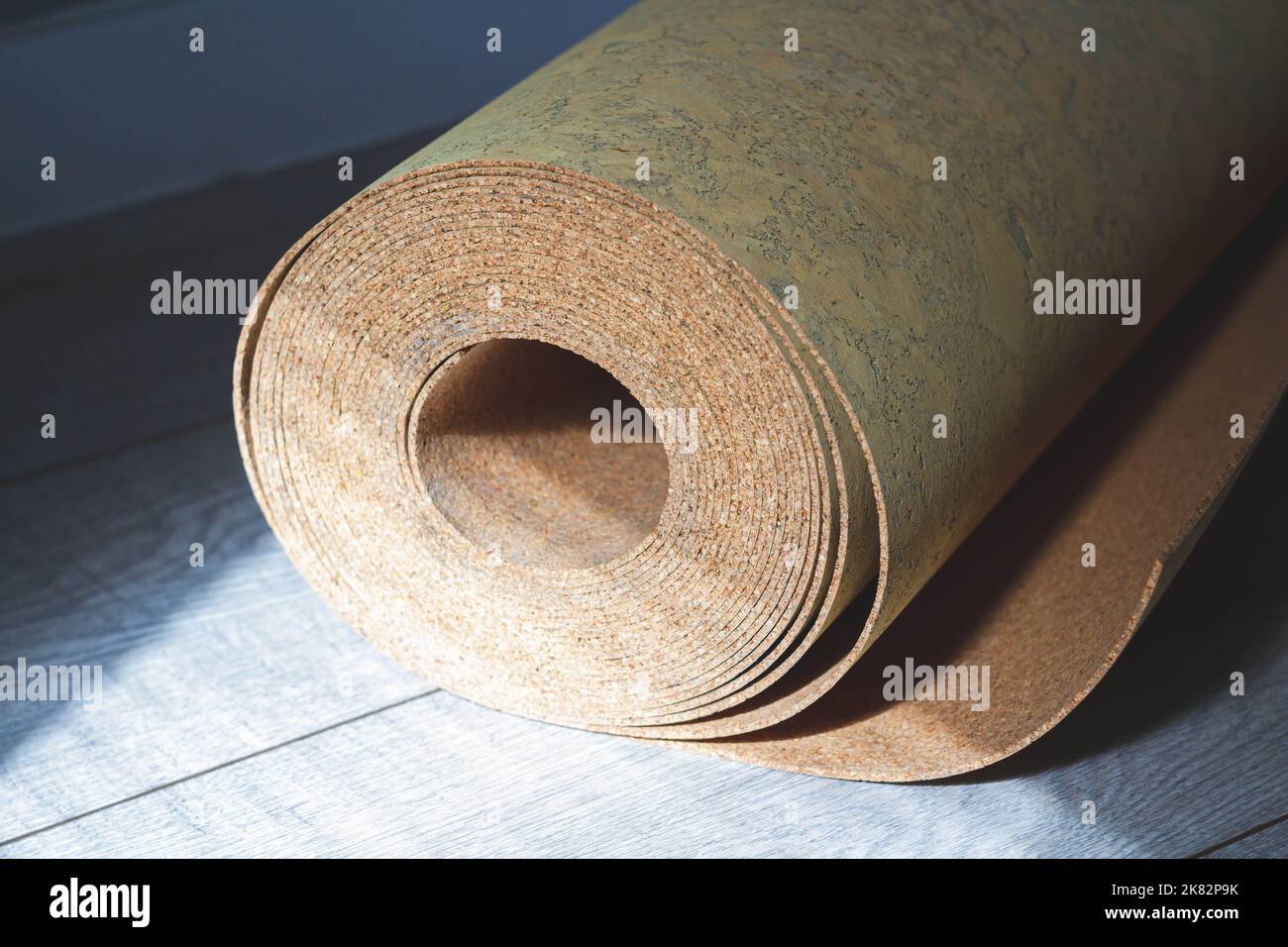 Cork substrate. Natural substrate for laying laminate flooring. Quality ...