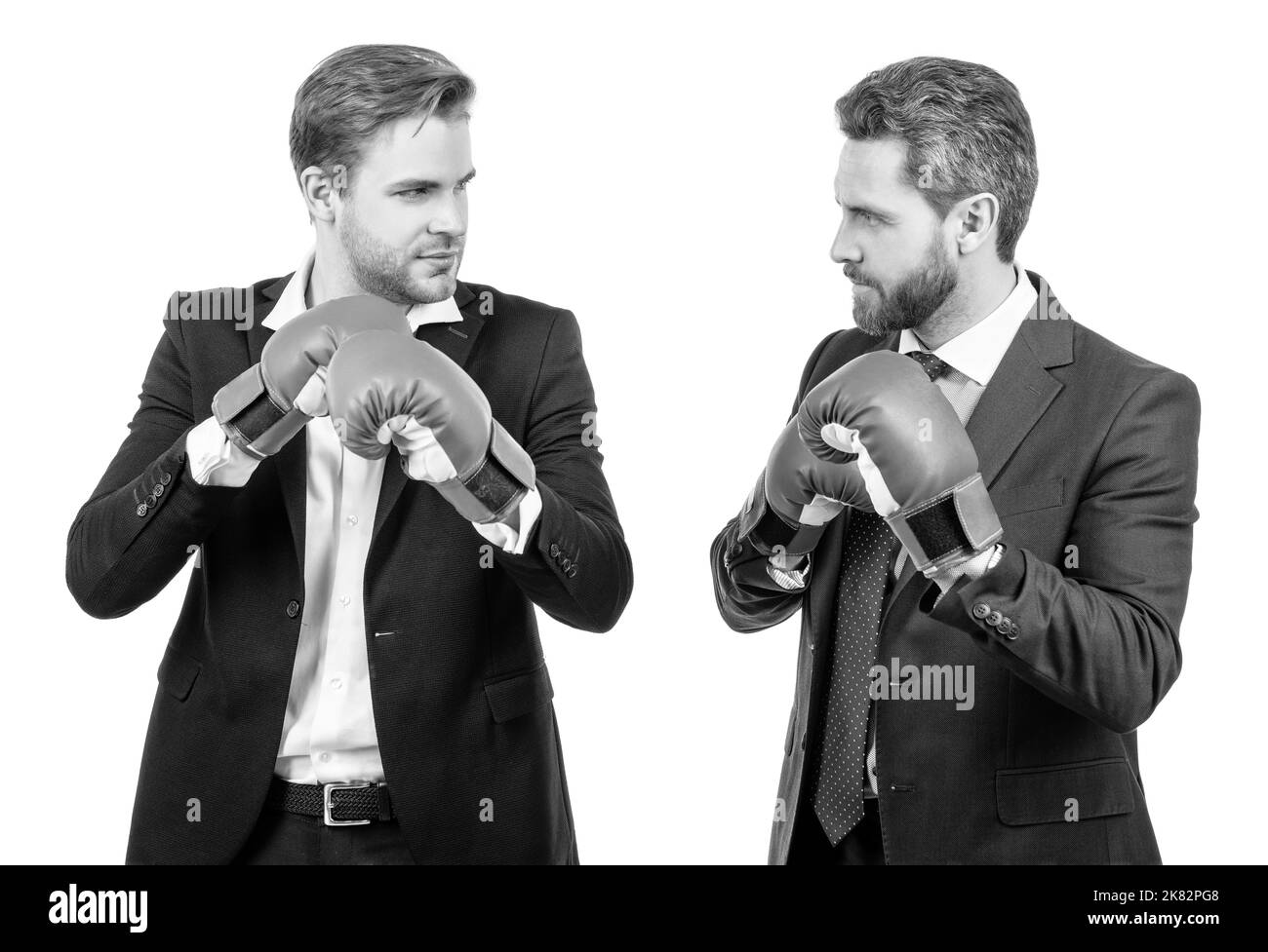 Boxer hitting his opponent Cut Out Stock Images & Pictures - Alamy