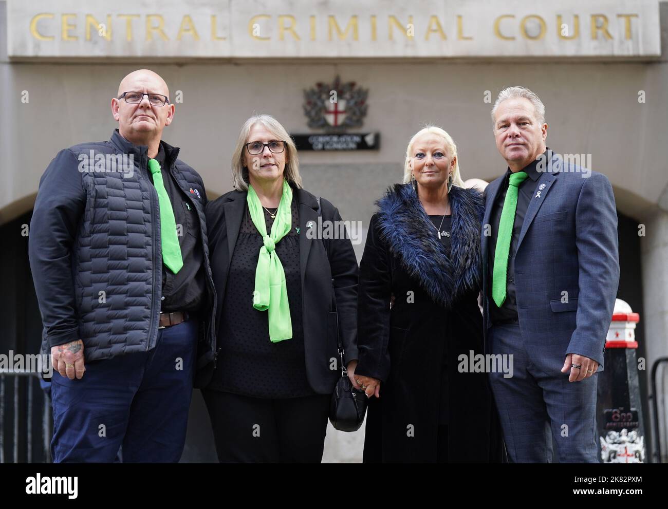 The family of Harry Dunn (left to right) father Tim Dunn, stepmother ...