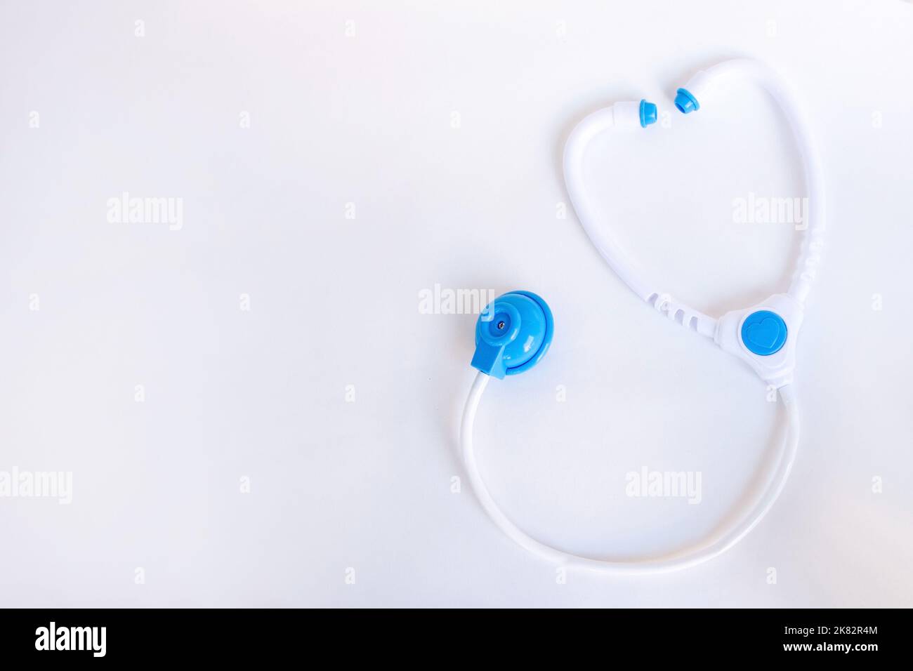 Toy stethoscope. Kids medical instruments. Children's doctor ...