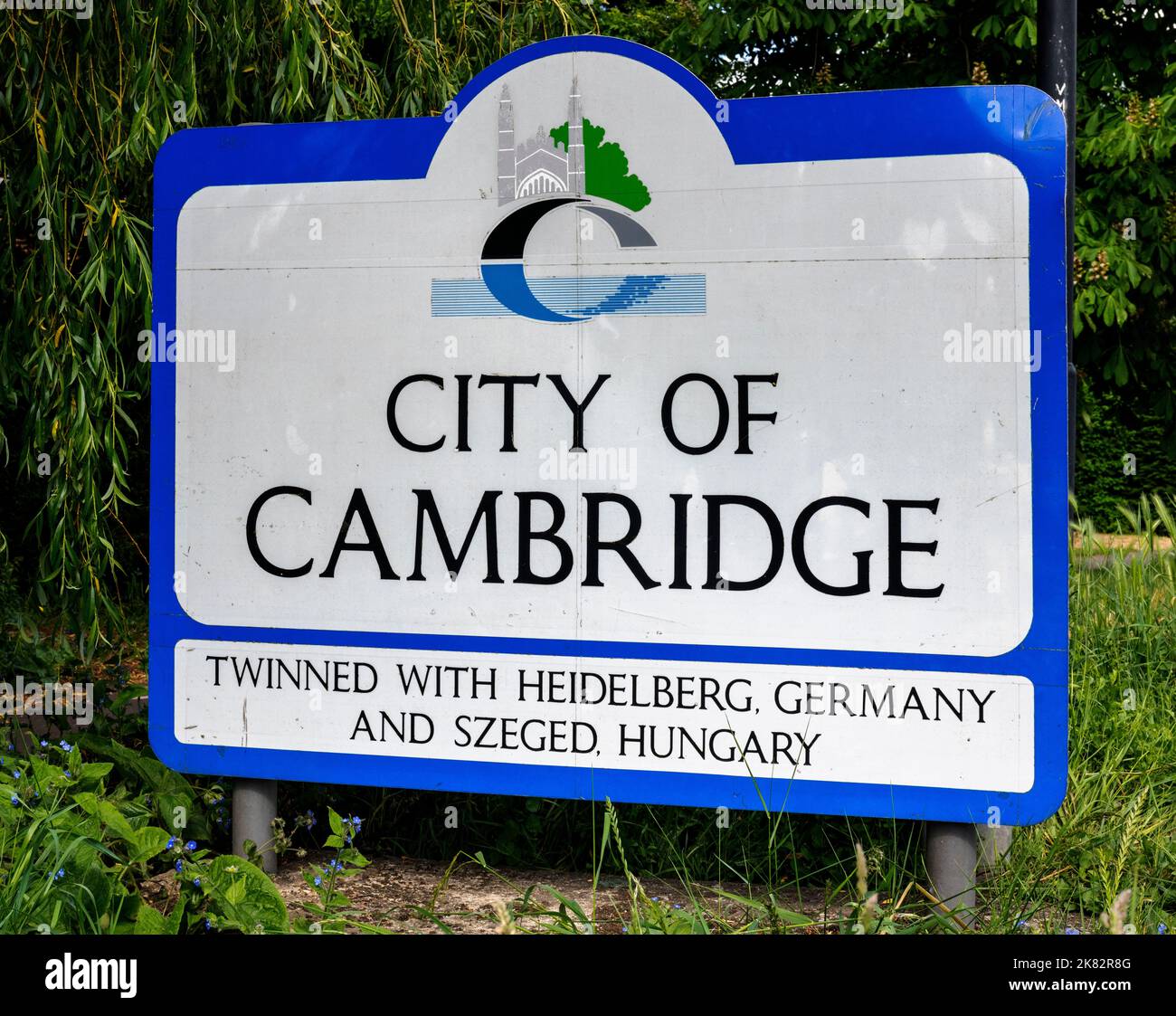Welcome to sign for the city of cambridge hi-res stock photography and ...