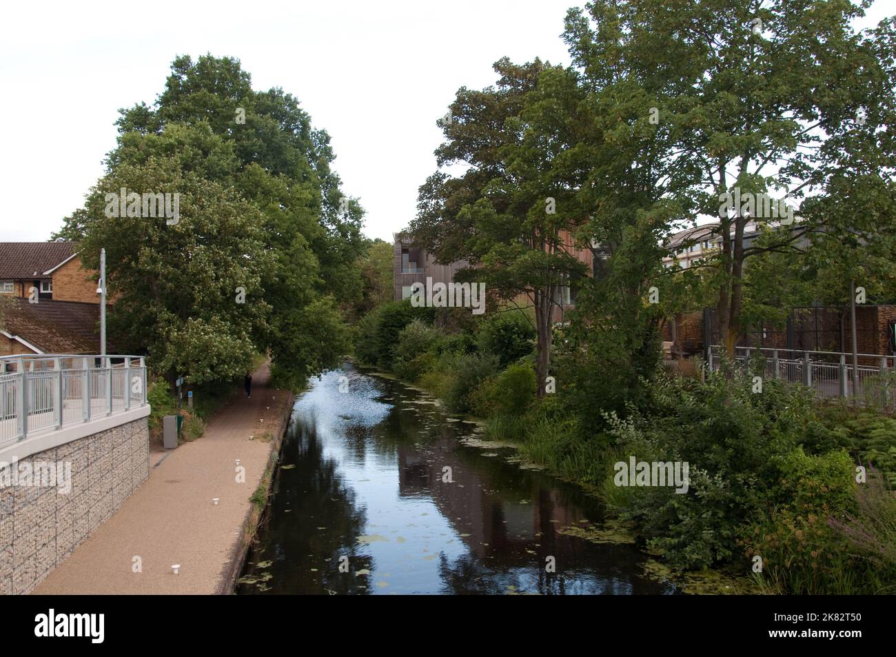 River wey surrey cycle hi-res stock photography and images - Alamy