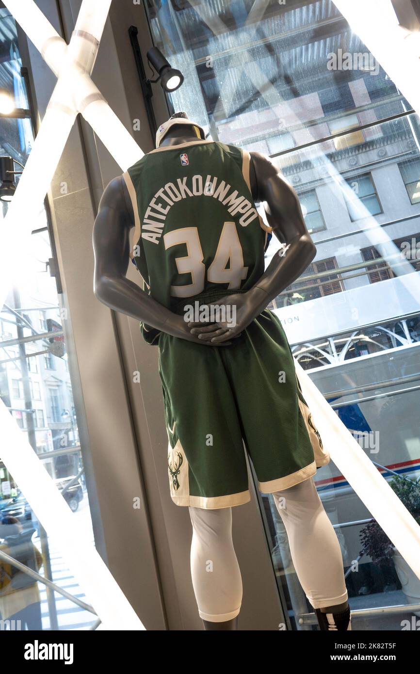 Branded Merchandise at the NBA Flagship Store on 545 Fifth Avenue, NYC ...