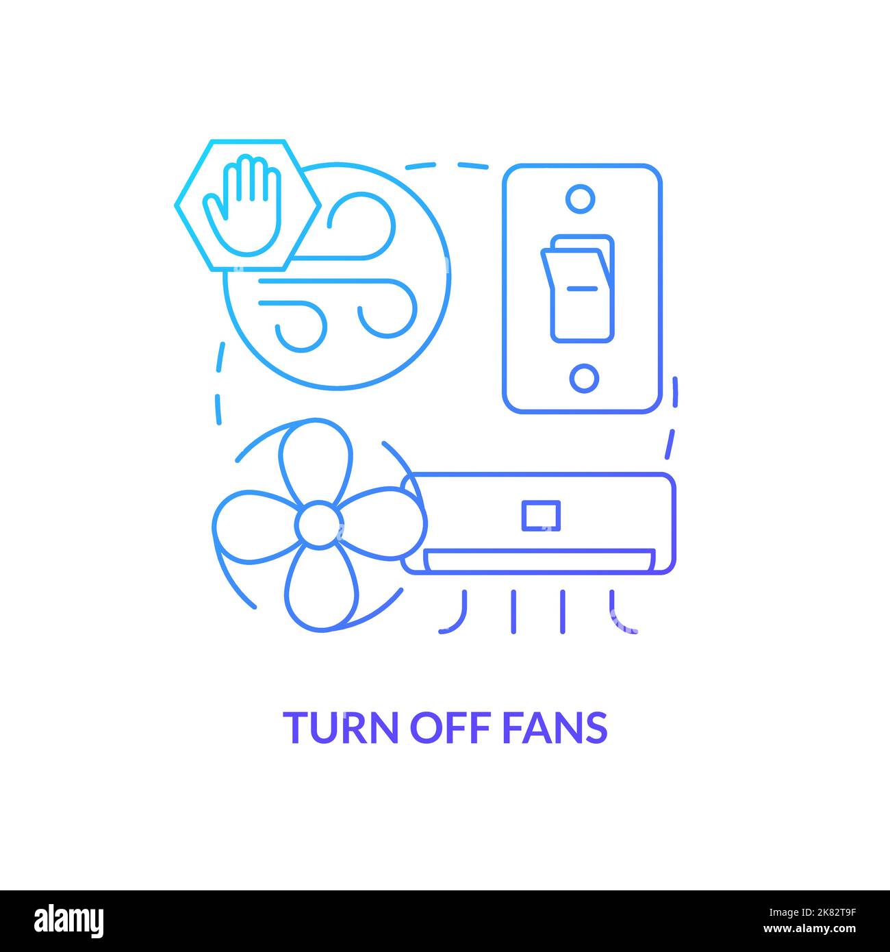 Fan outside Stock Vector Images - Alamy