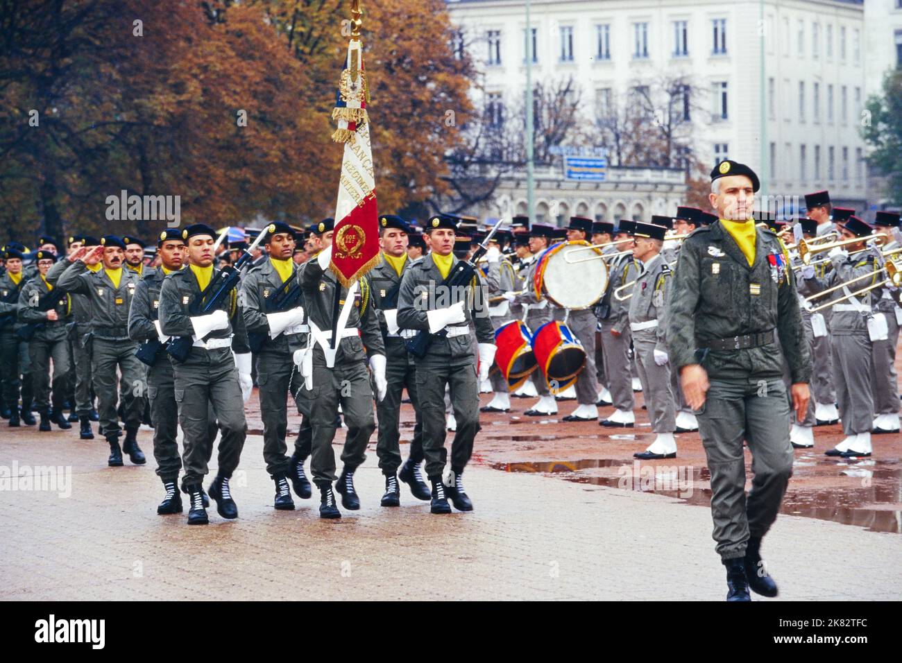 Military defile, November 11th ceremony, Lyon, France Stock Photo - Alamy